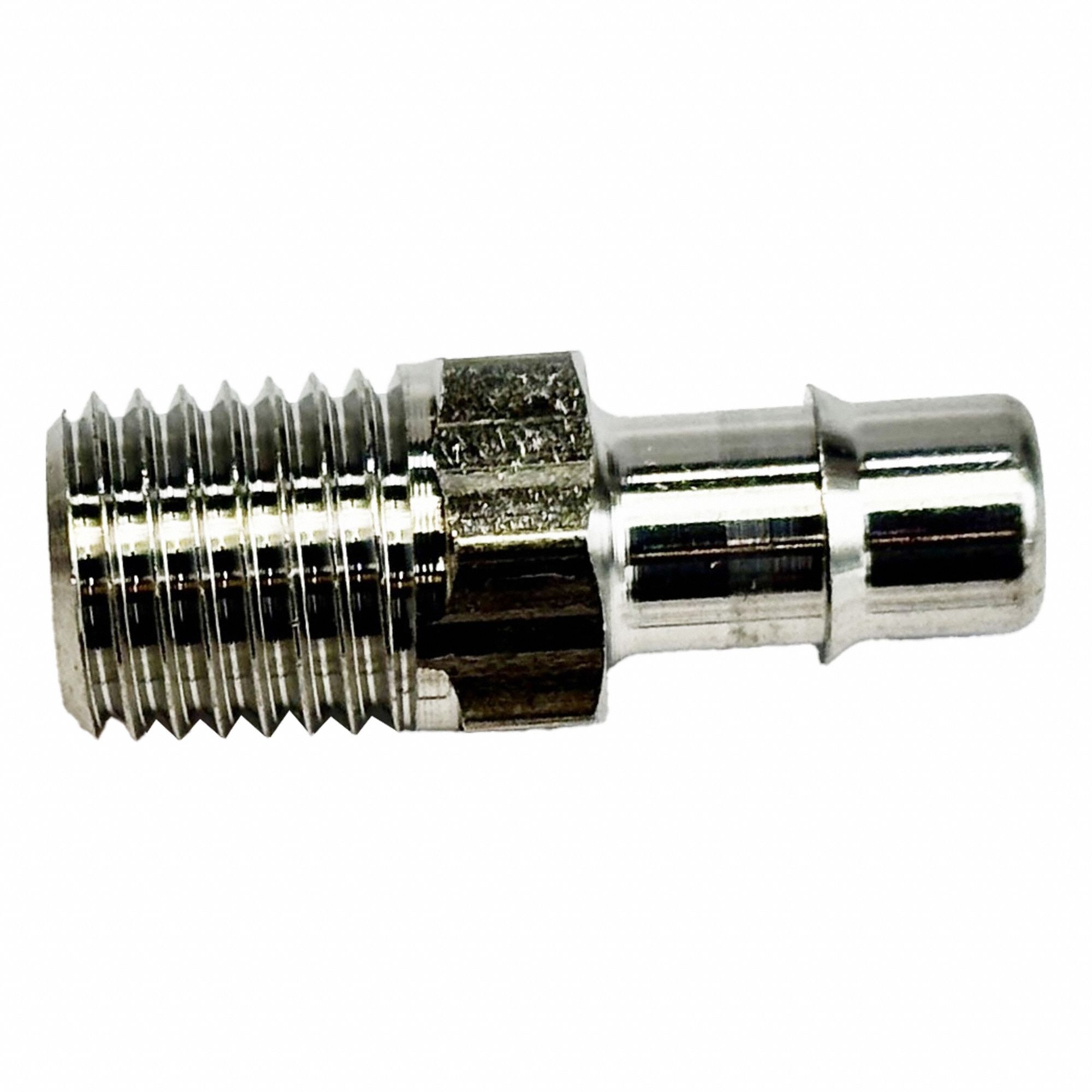 Threaded, Stainless Steel, Mini Barb Fitting - 892NG3|3/8B5-316SS ...