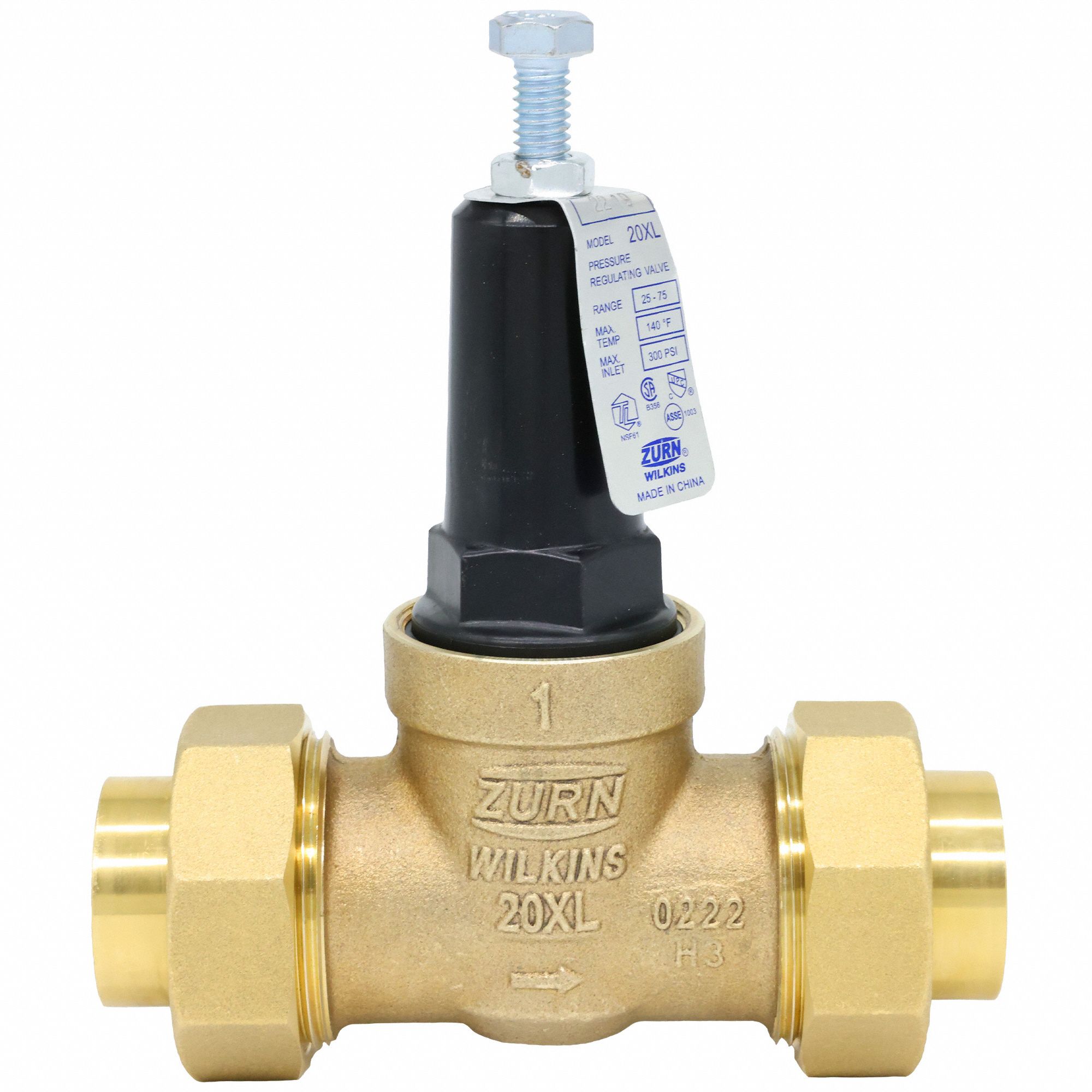 ZURN WILKINS, FNPT, 1 in Pipe Size, Water Pressure Reducing Valve ...