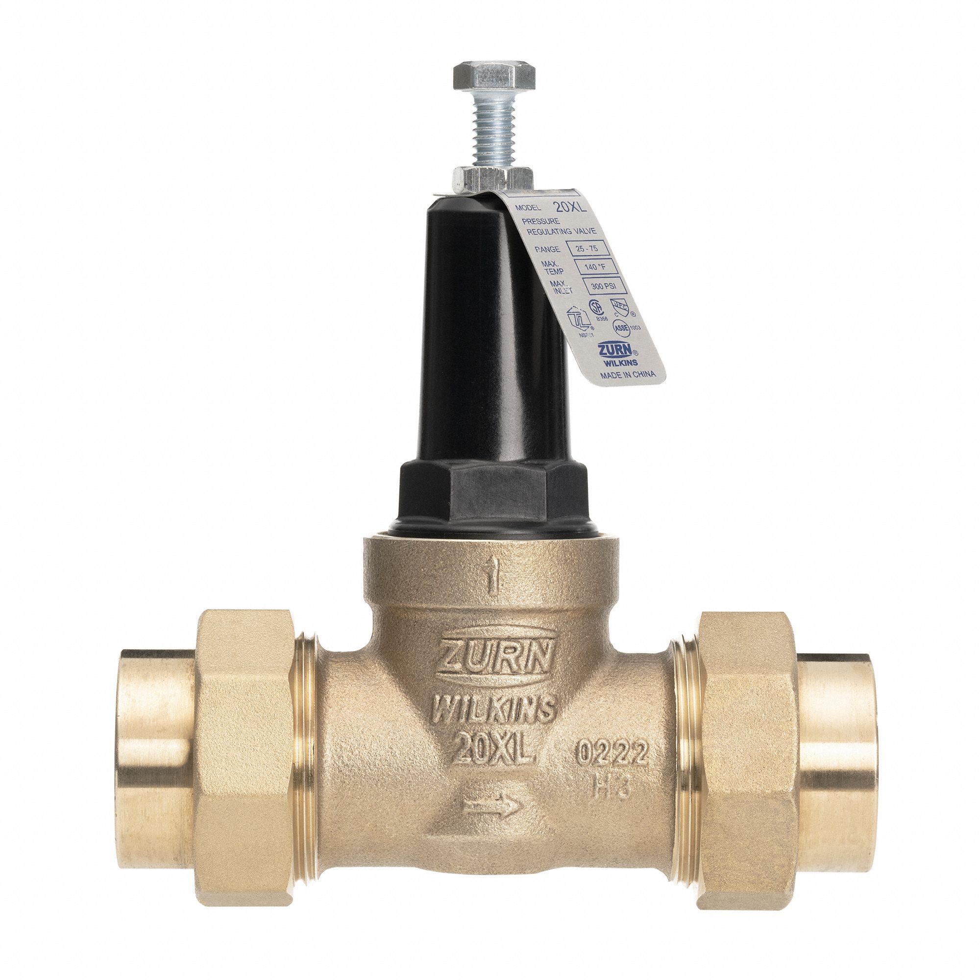 WILKINS, FNPT x FNPT, 1 in Pipe Size, Water Pressure Reducing Valve ...