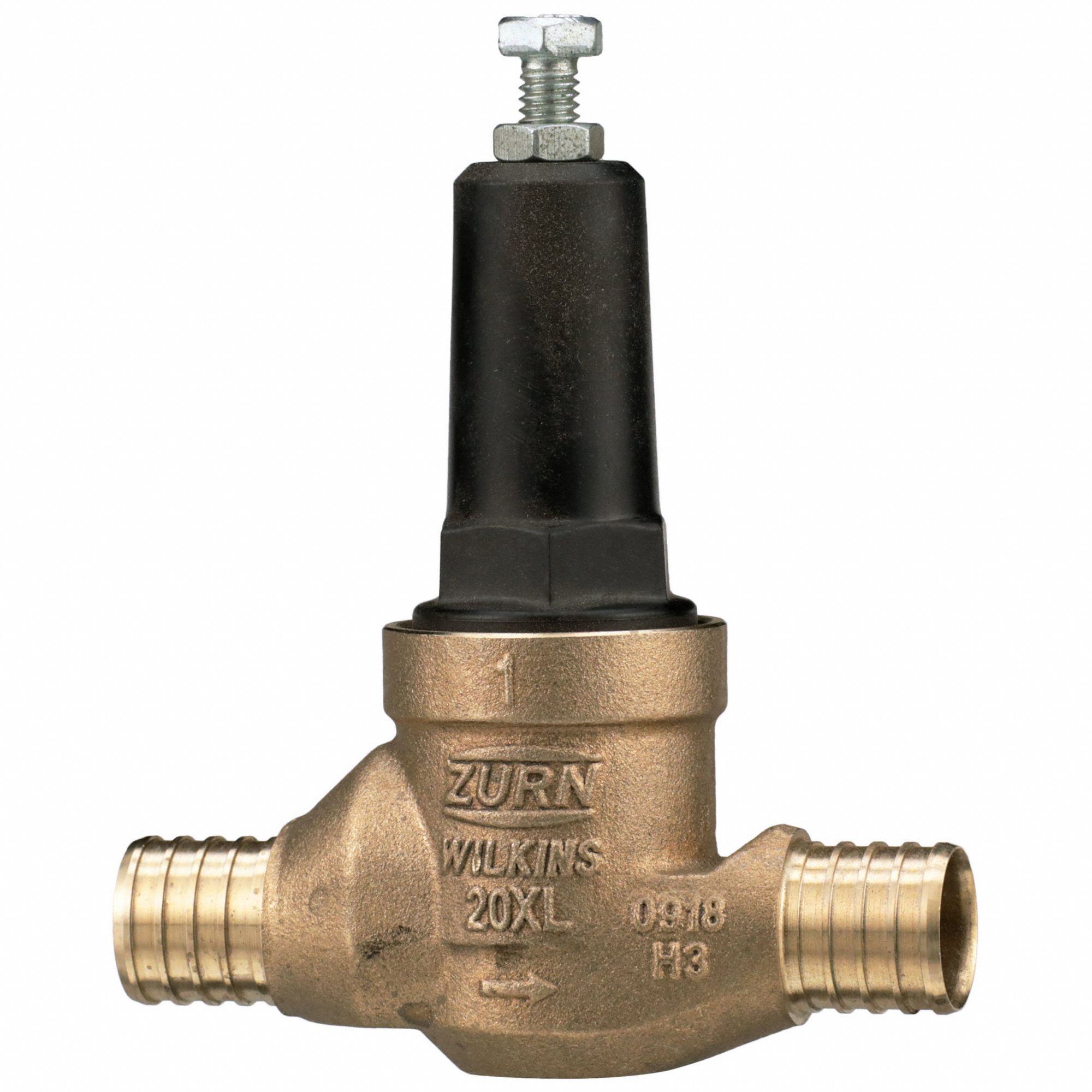 ZURN WILKINS, 1 in, Integral Male Crimp PEX, Water Pressure Reducing ...