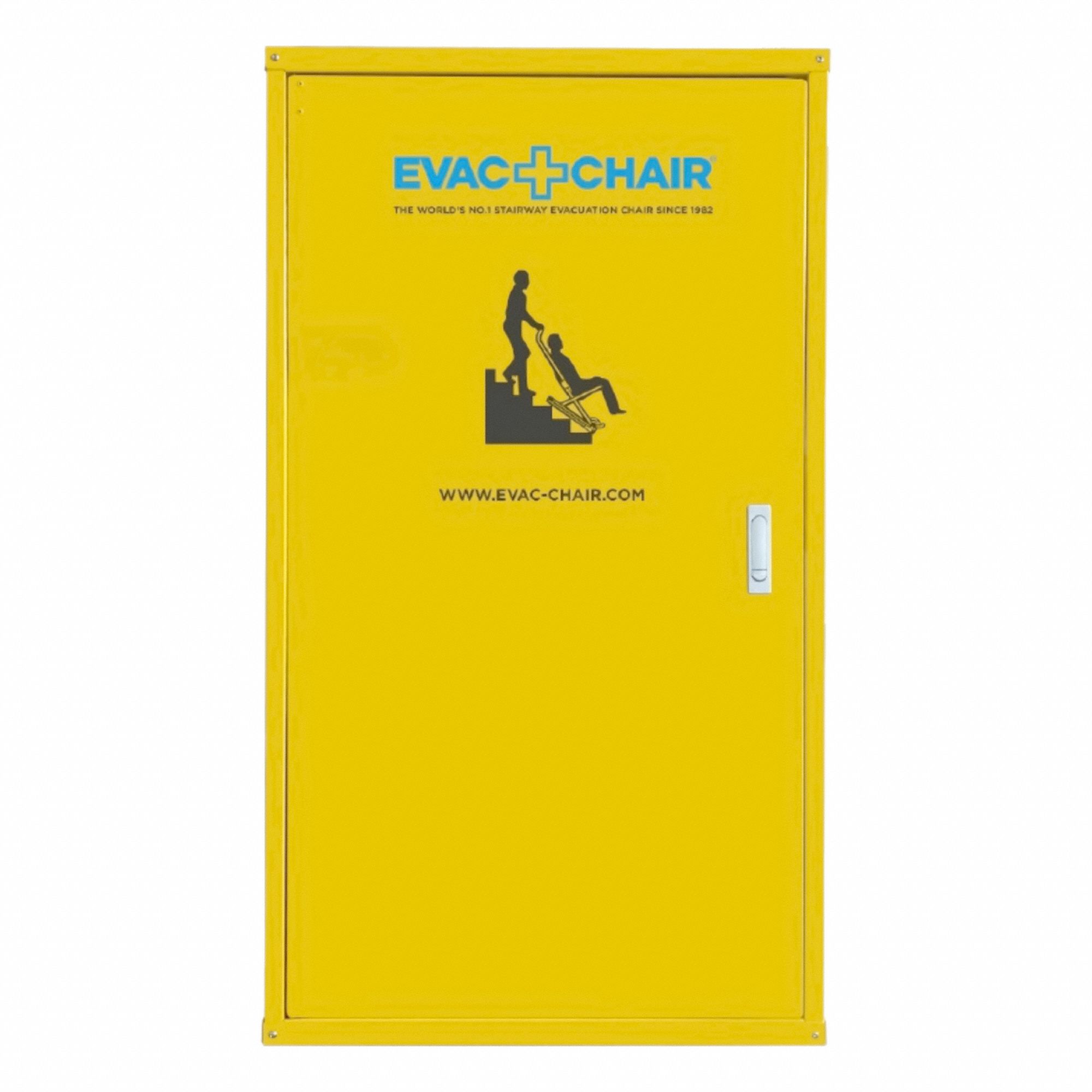 EVAC-CHAIR, Aluminum, Yellow, Evac Stair Chair METAL STORAGE CABINET ...