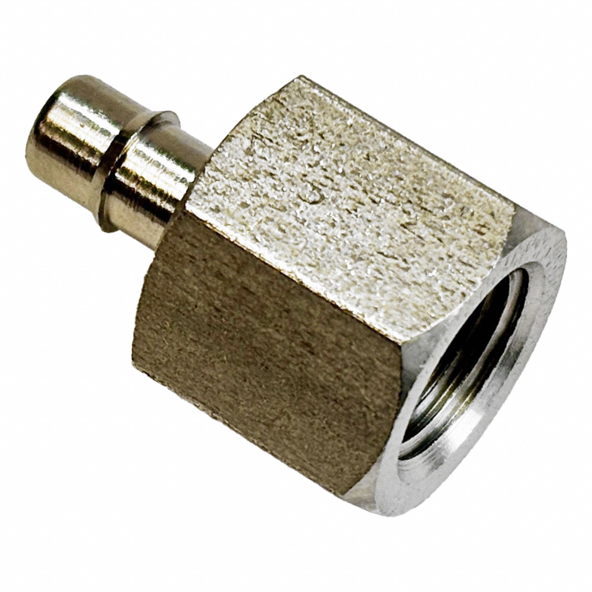 Threaded, Stainless Steel, Mini Barb Fitting - 892NH7|1/2FLB5-316SS ...