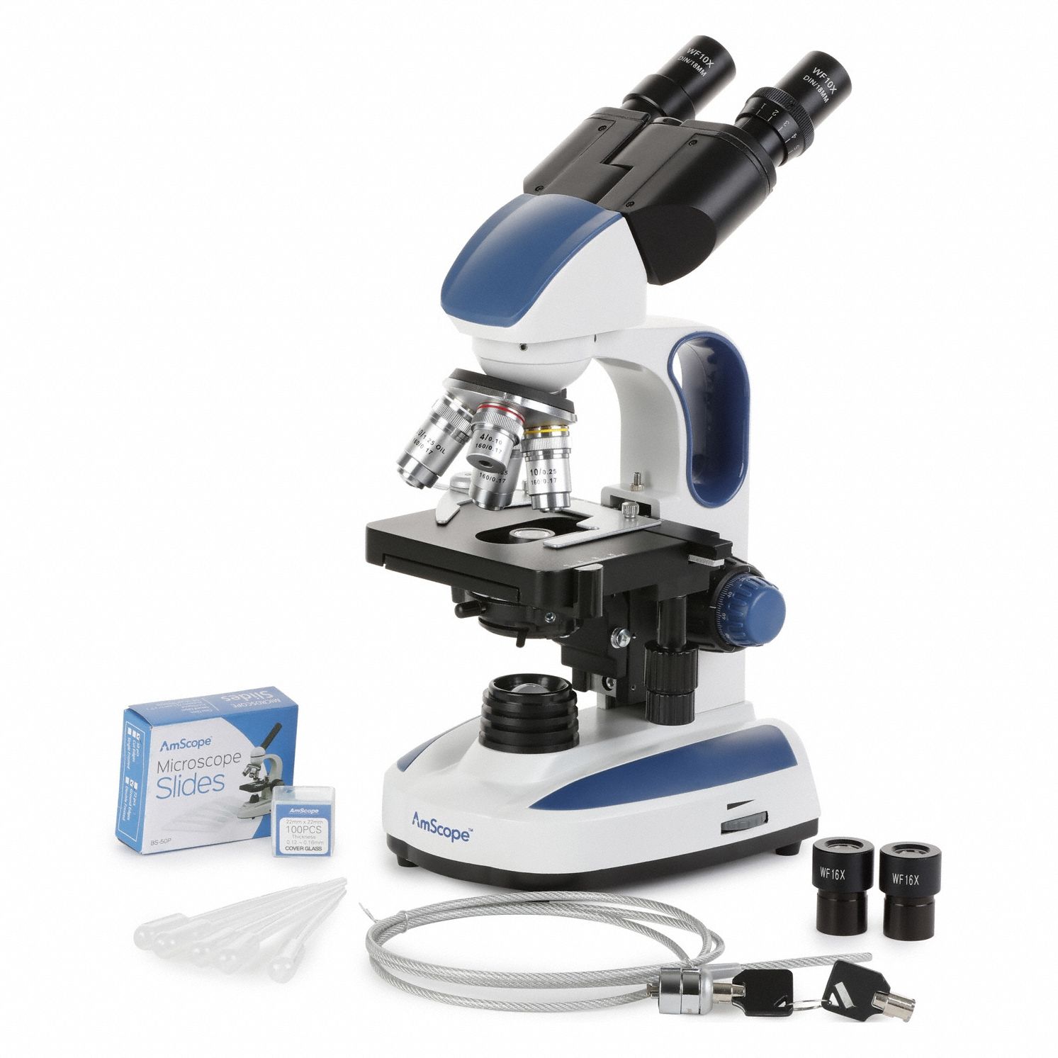 GLOBE SCIENTIFIC, Compound, Binocular, Microscope - 820YY8|A-B270C ...