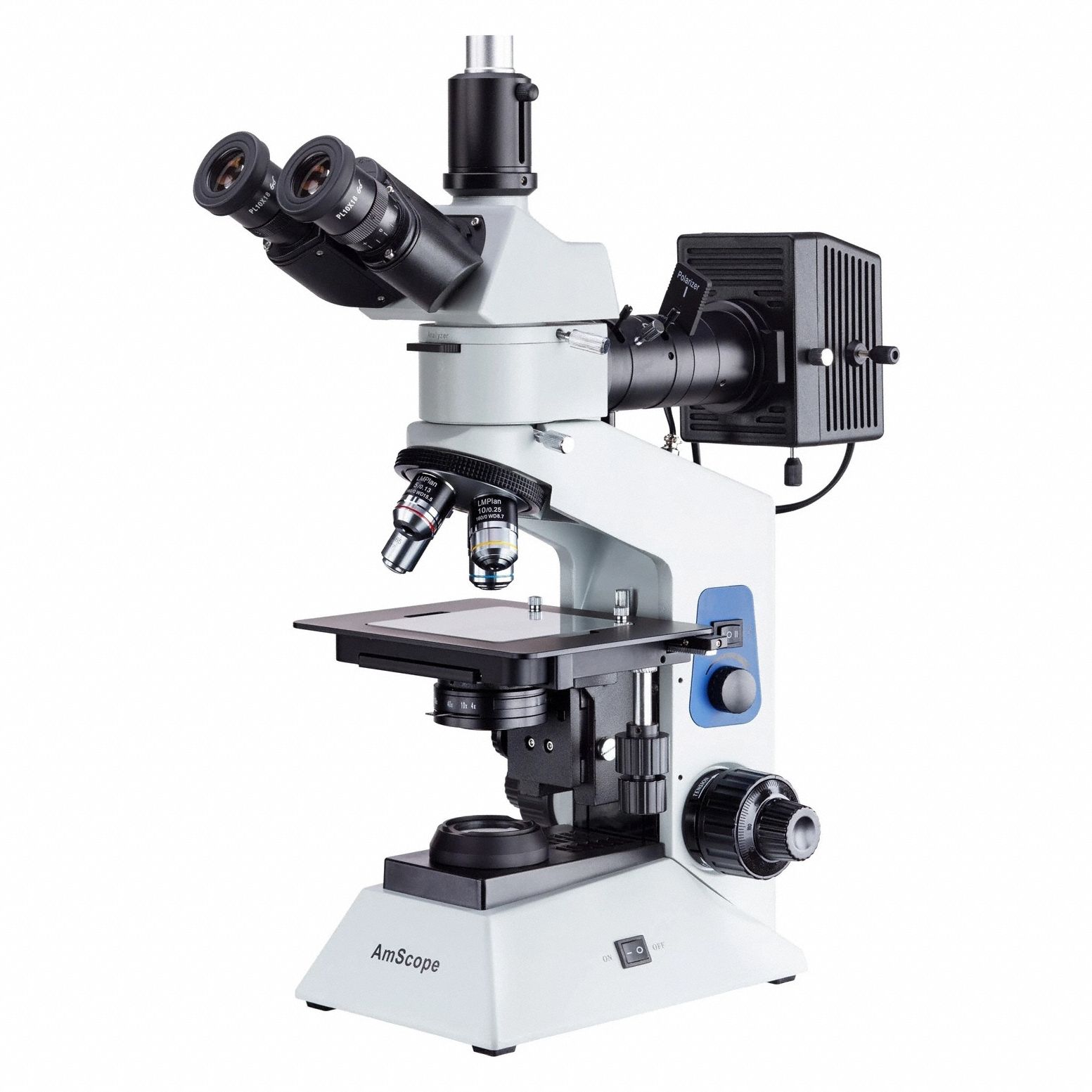 GLOBE SCIENTIFIC, Compound, Trinocular, Microscope - 820YY9|A-ME580T-PZ ...