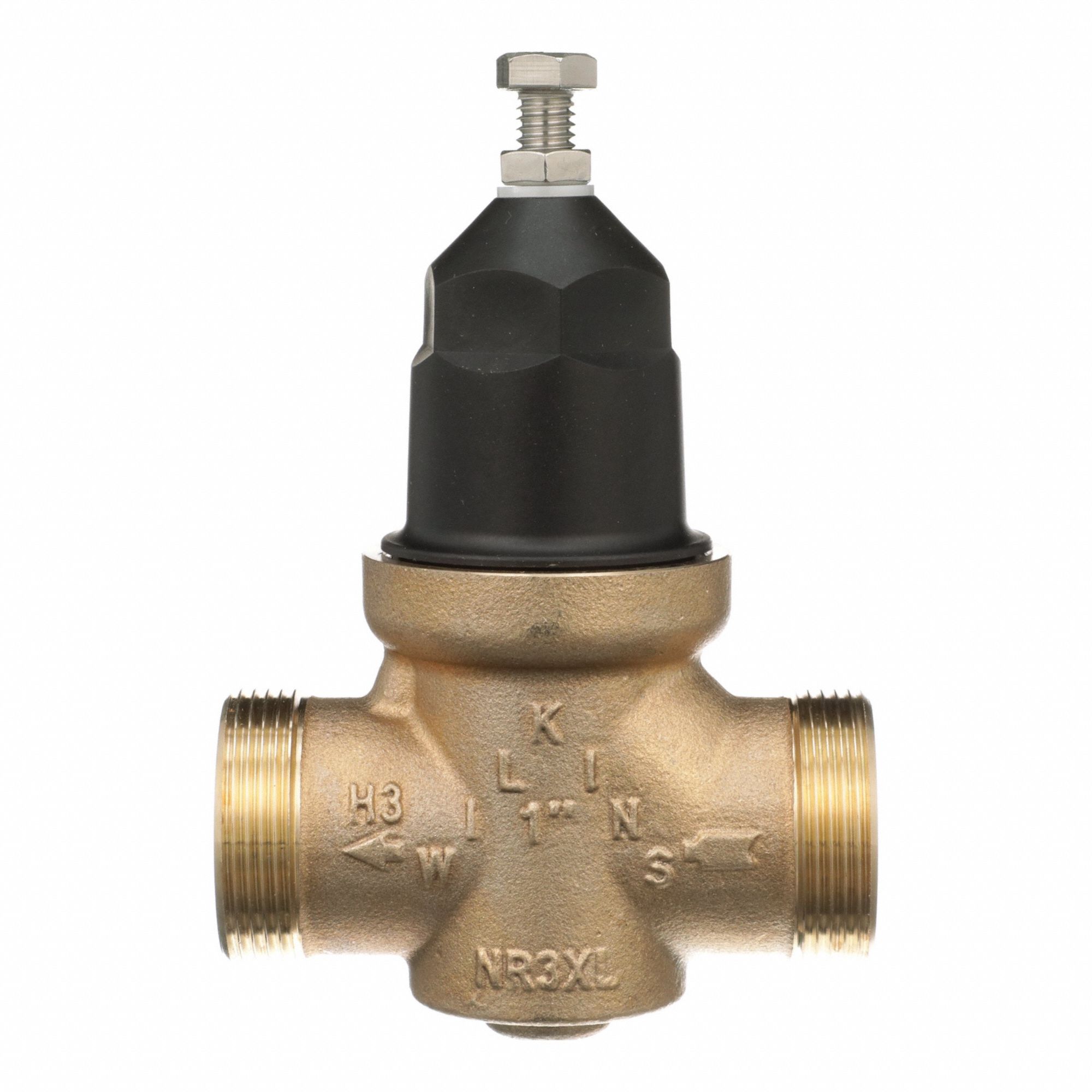 WILKINS, FNPT x FNPT, 1/2 in Pipe Size, Water Pressure Reducing Valve ...