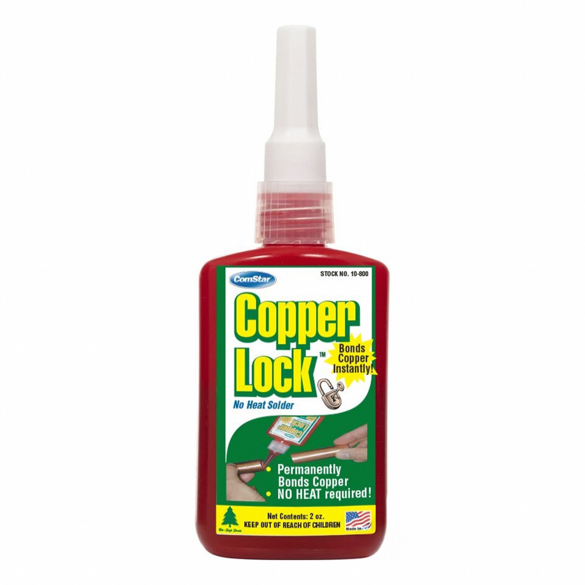 COMSTAR, Copper Lock, Metals, Instant Adhesive - 896EJ0|10-800 - Grainger