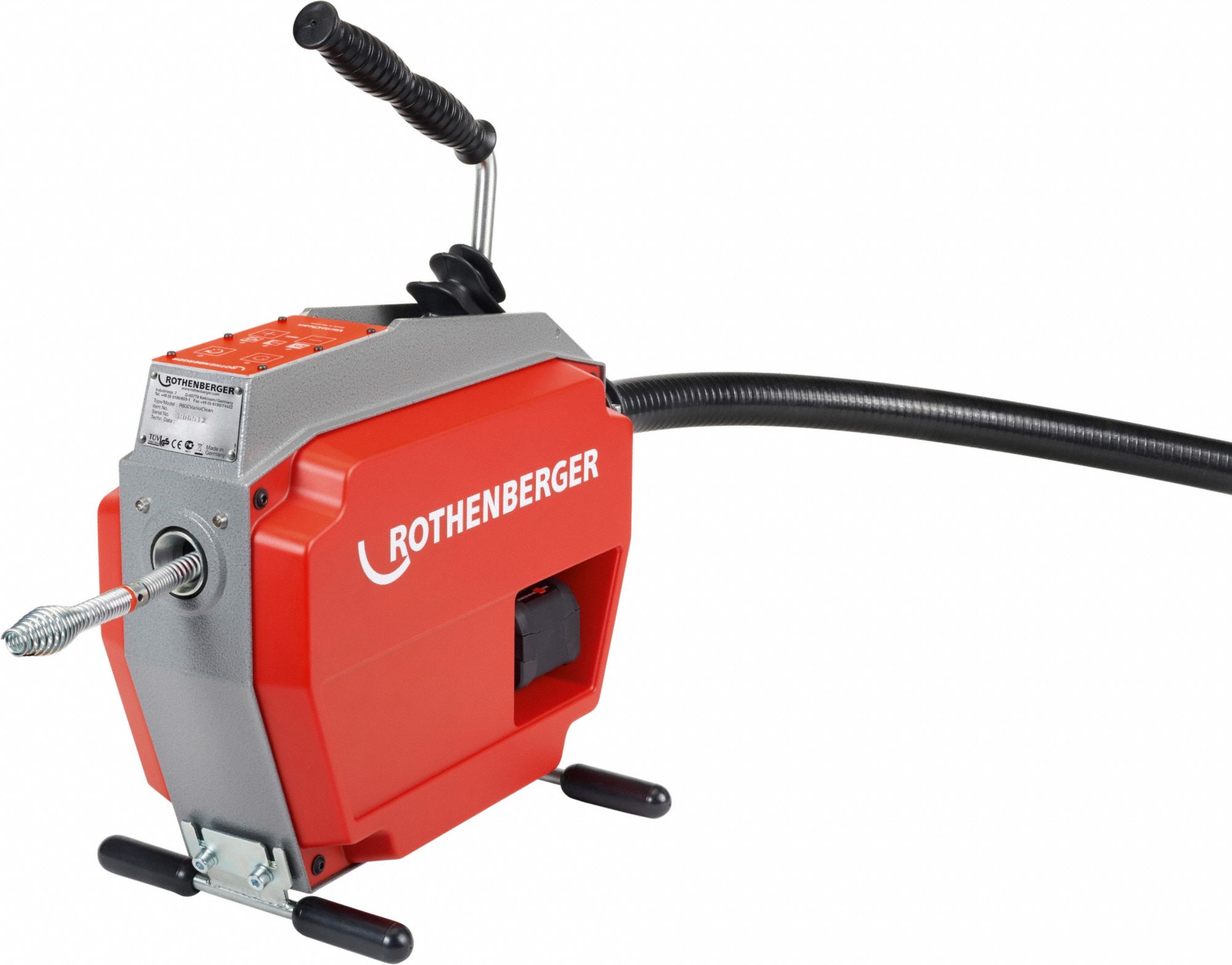 ROTHENBERGER, Cordless, 8 Ah Battery Capacity, Compact Drain Cleaning ...