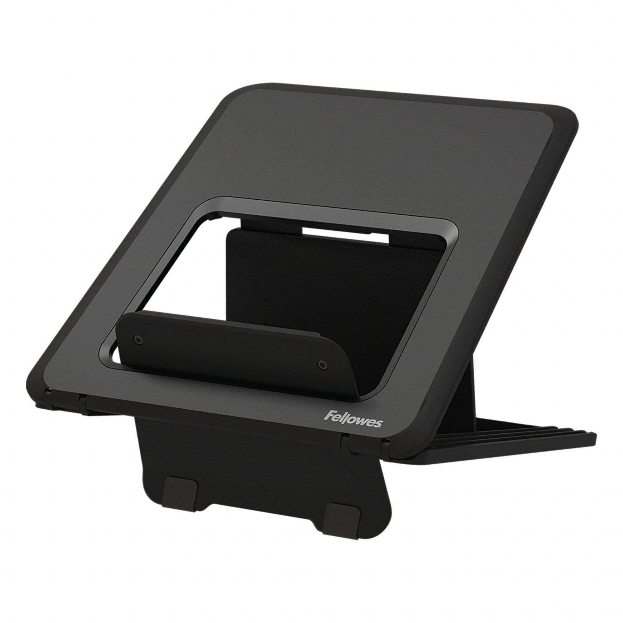BREYTA, Black, 8 in Max Ht, Laptop Stand - 857DY6|100098500 - Grainger