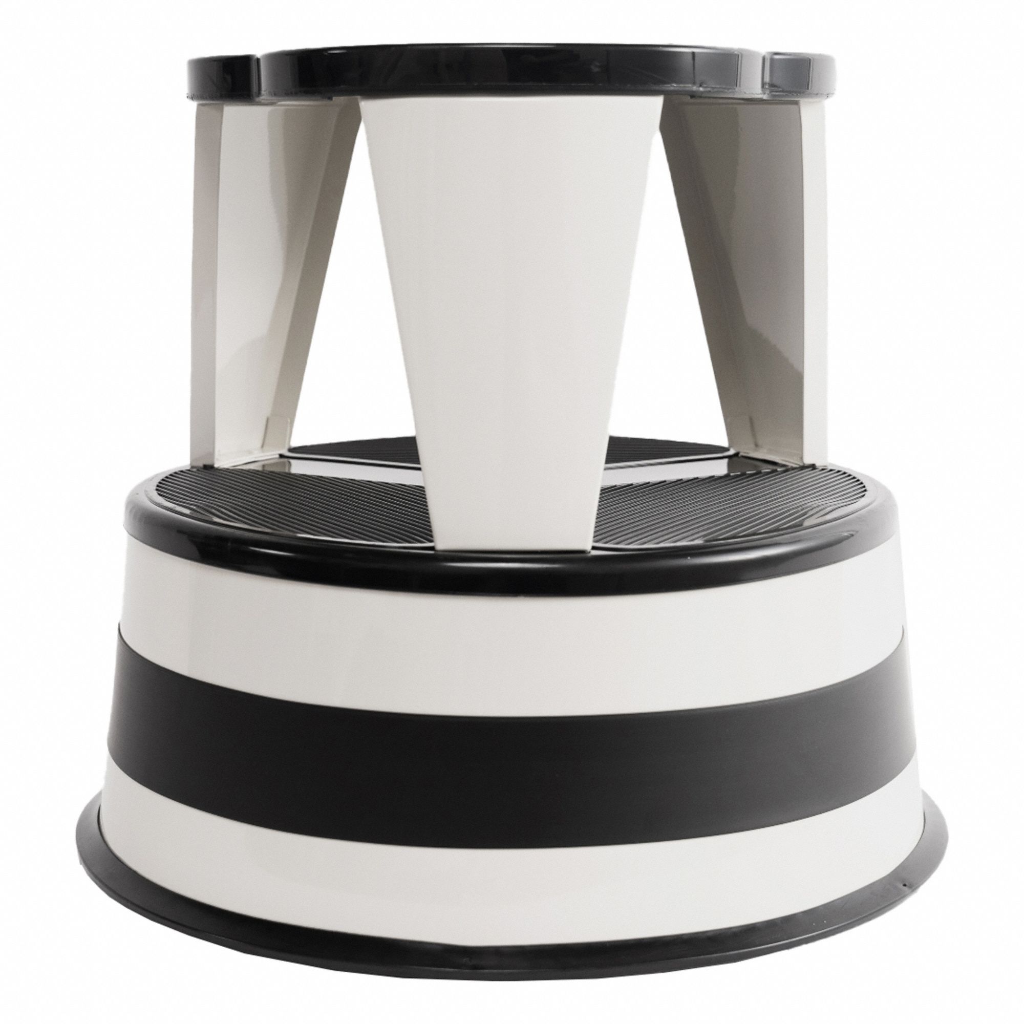 CRAMER, 14.5 in Overall Ht, 350 lb Load Cap, Rolling Step Stool ...