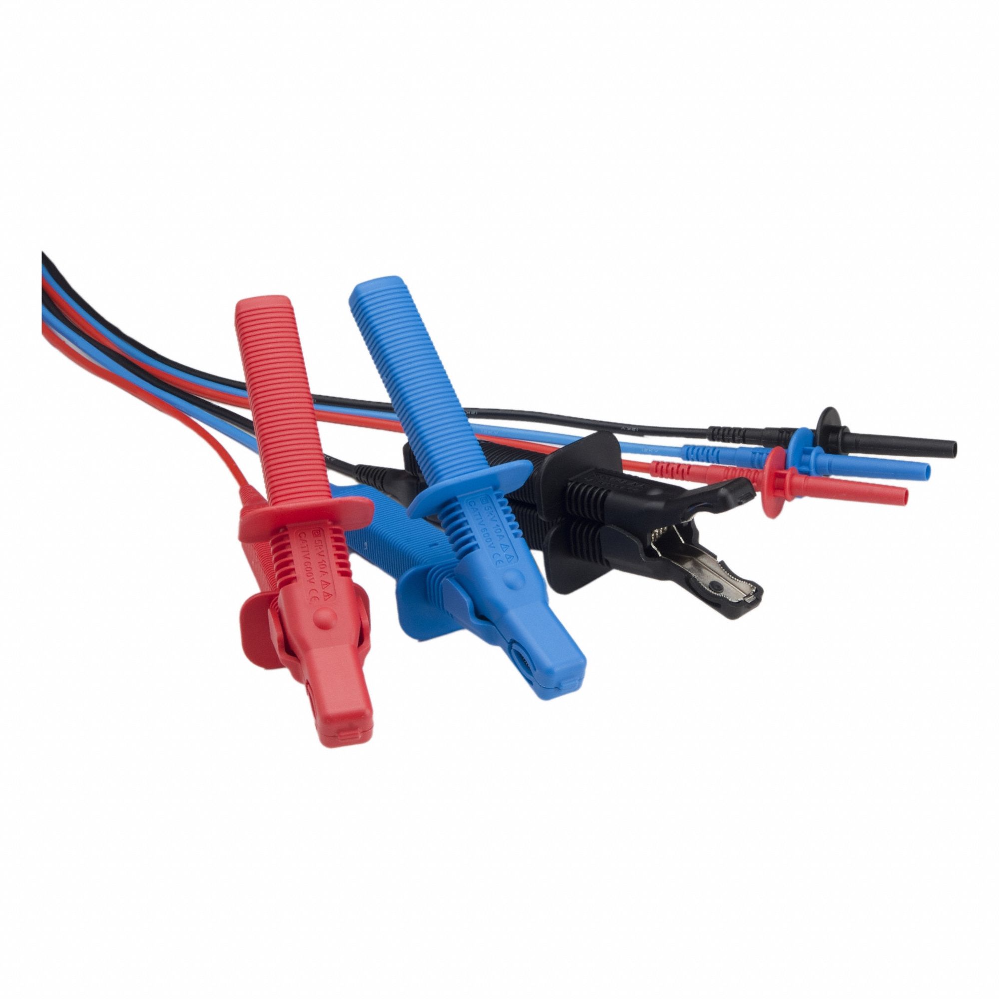 MEGGER, Insulation Testers, Black/Red, Test Lead Clip - 830L56|1002-534 ...