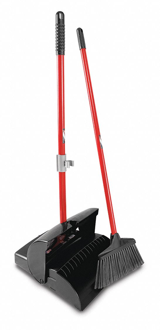 LIBMAN, Black Bristle, Lobby Broom and Dust Pan - 100G72|917 - Grainger