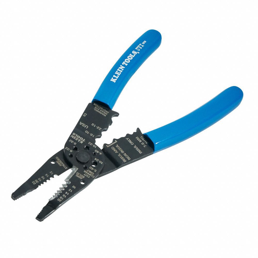 KLEIN TOOLS Long Nose Wire Stripper/Crimper/Cutter/Looper: 20 AWG to 10 ...