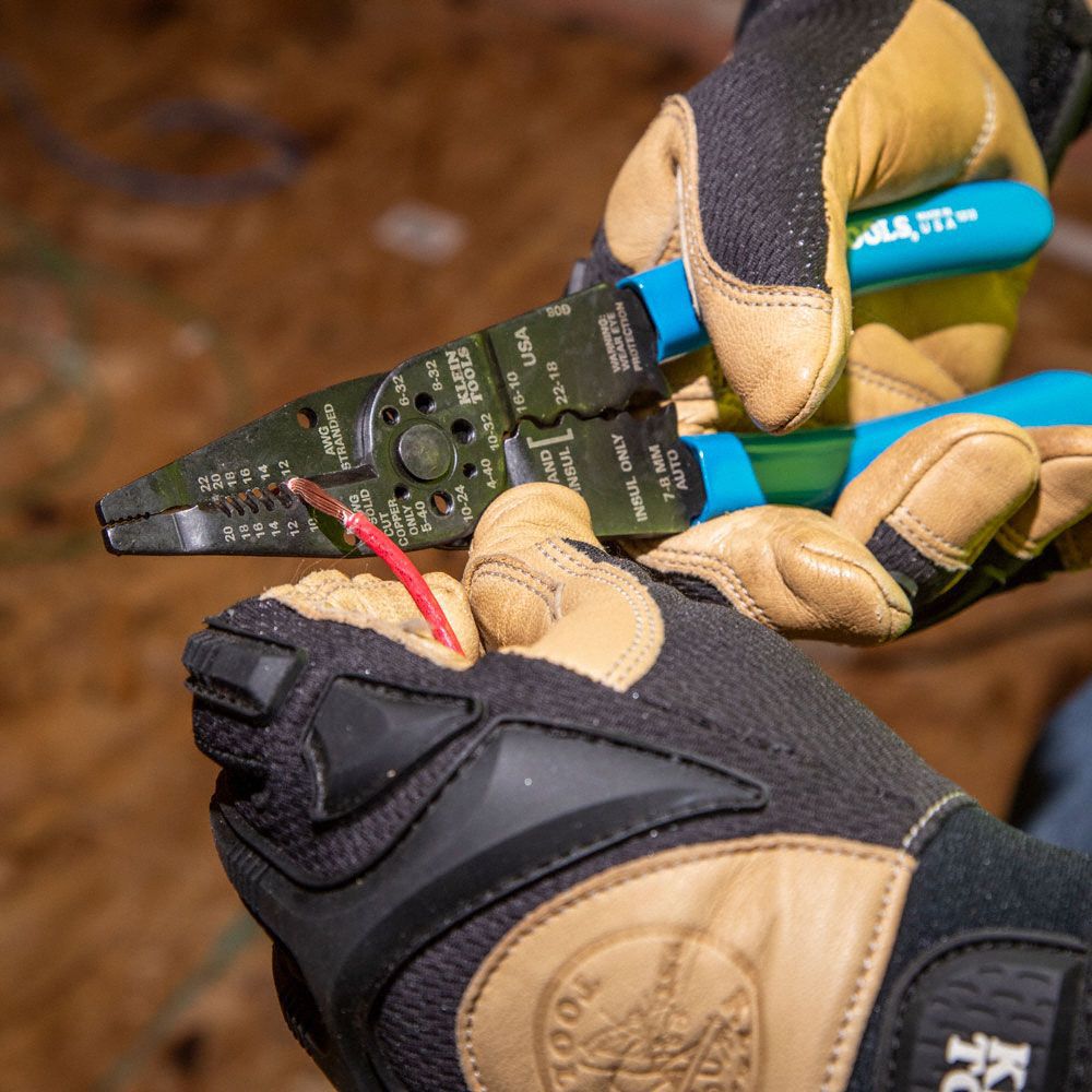 KLEIN TOOLS Long Nose Wire Stripper/Crimper/Cutter/Looper: 20 AWG to 10 ...