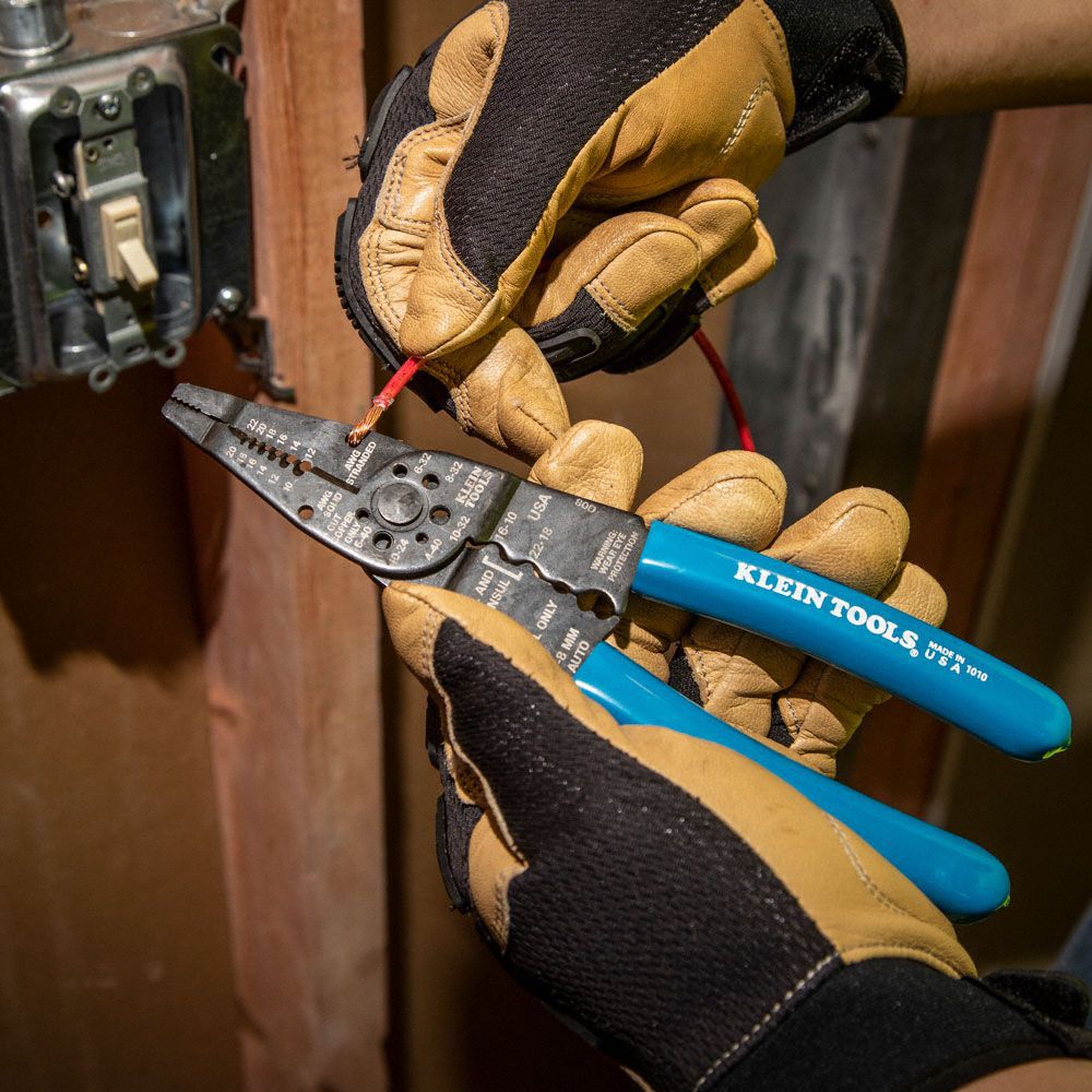 KLEIN TOOLS Long Nose Wire Stripper/Crimper/Cutter/Looper: 20 AWG to 10 ...
