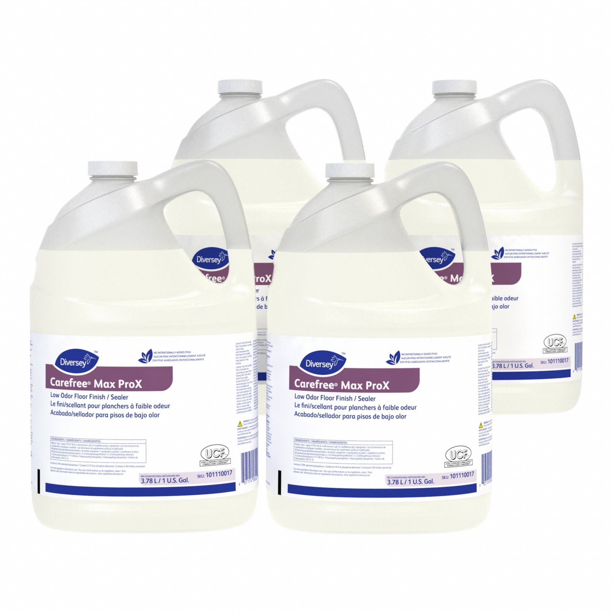 DIVERSEY, Jug, 1 gal Container Size, Floor Finish and Sealer - 875X07 ...