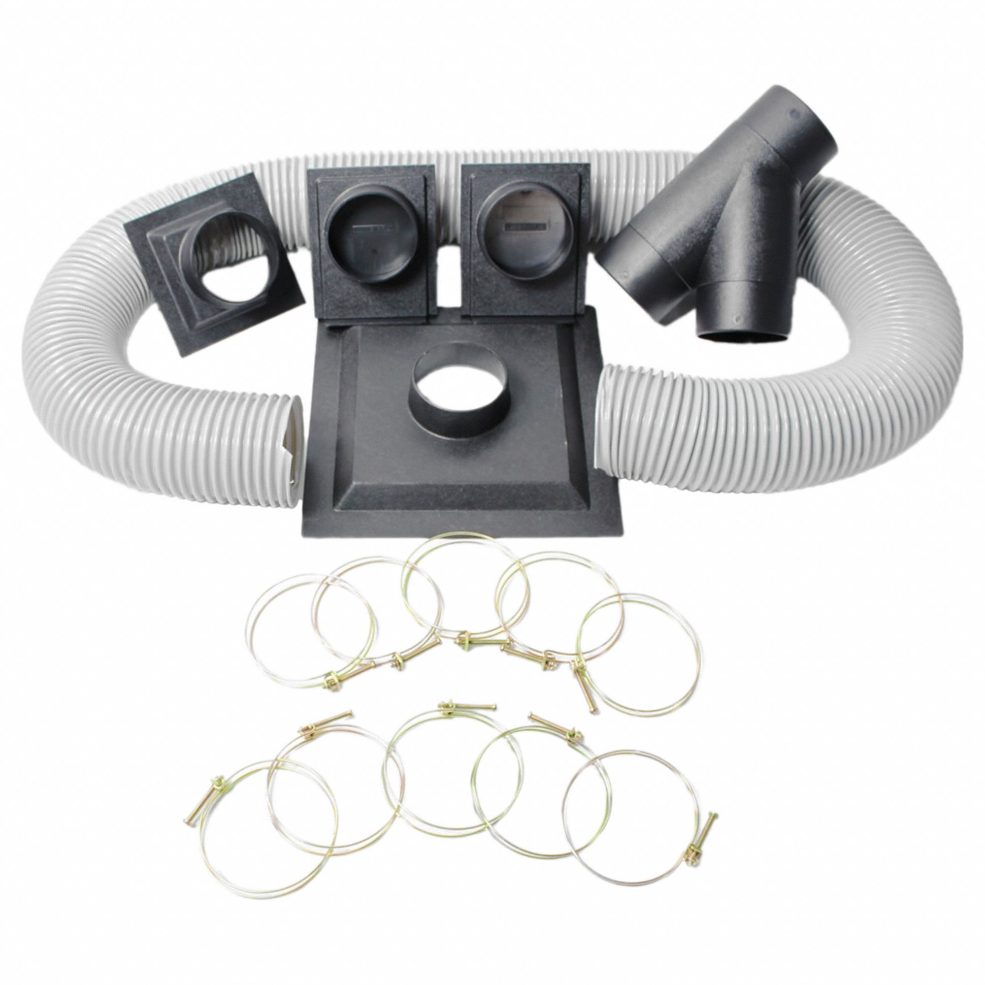 BAILEIGH INDUSTRIAL, 4 in Dia x 24 1/4 in L, Wood Dust Collector ...