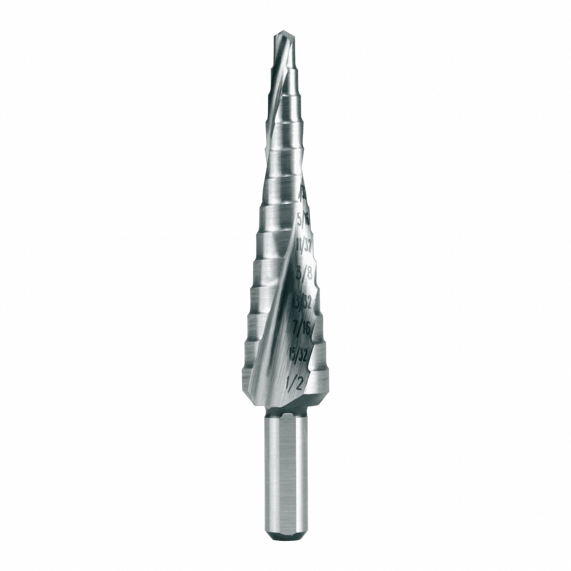 RUKO TOOLS, 1/8" to 1/2", HSS, Step Drill Bit - 828XH5|101702 - Grainger