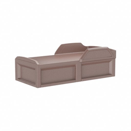 CORTECH, Brown, 80 in Overall Lg, Institutional Bed - 864UU4|101BN ...
