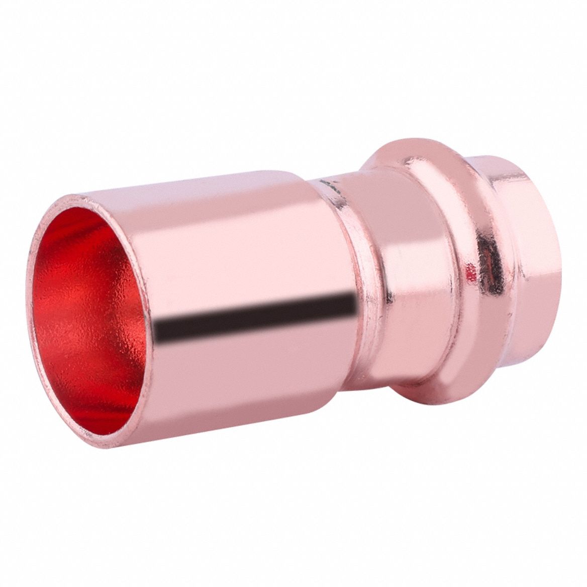 Straight, 2 in CTS x 1 1/4 in CTS size, Crimp Fitting - 816YP8|816YP8 ...