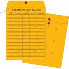 BUSINESS SOURCE, #32 Envelope Size, Kraft, Interoffice Envelopes ...