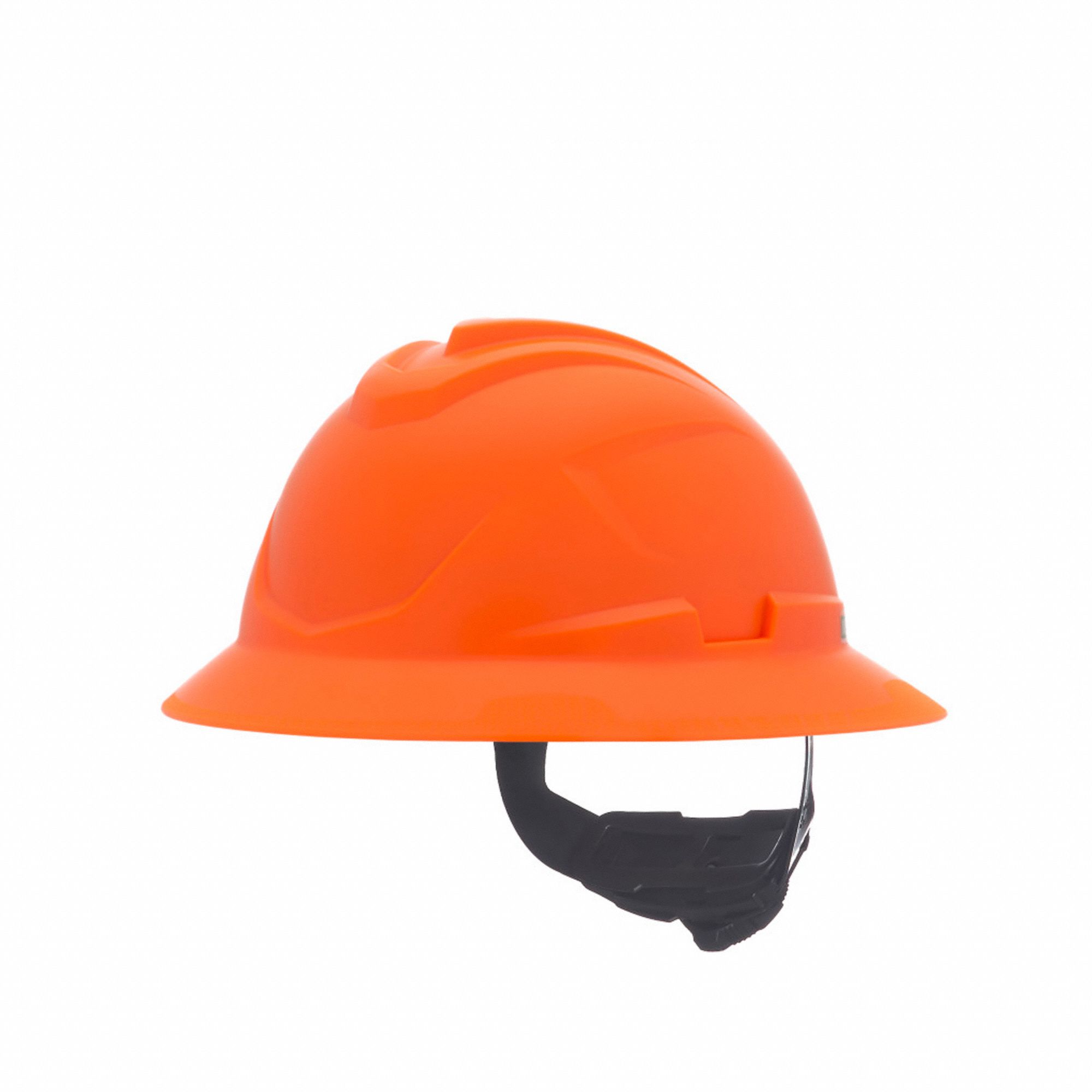 High-Visibility Orange, No Graphics, Full Brim Cooling Helmet - 794C49 ...