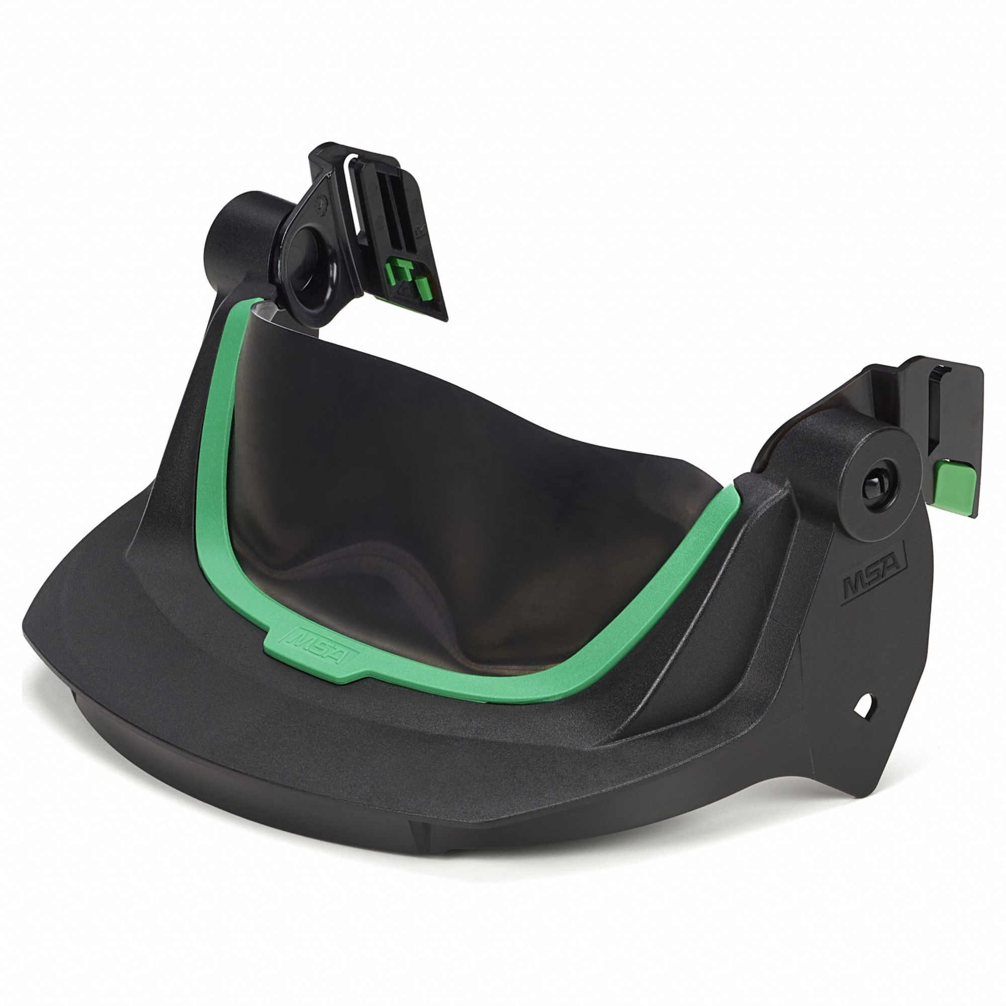 MSA, Slotted Attachment Type, HDPE/Polycarbonate, Face Shield Frame ...