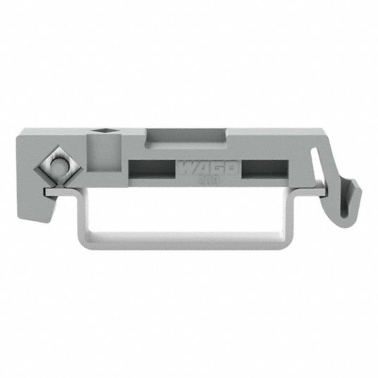 WAGO, Gray, DIN Rail Mount, Din Rail End Stop - 869ZV6|209-137 - Grainger