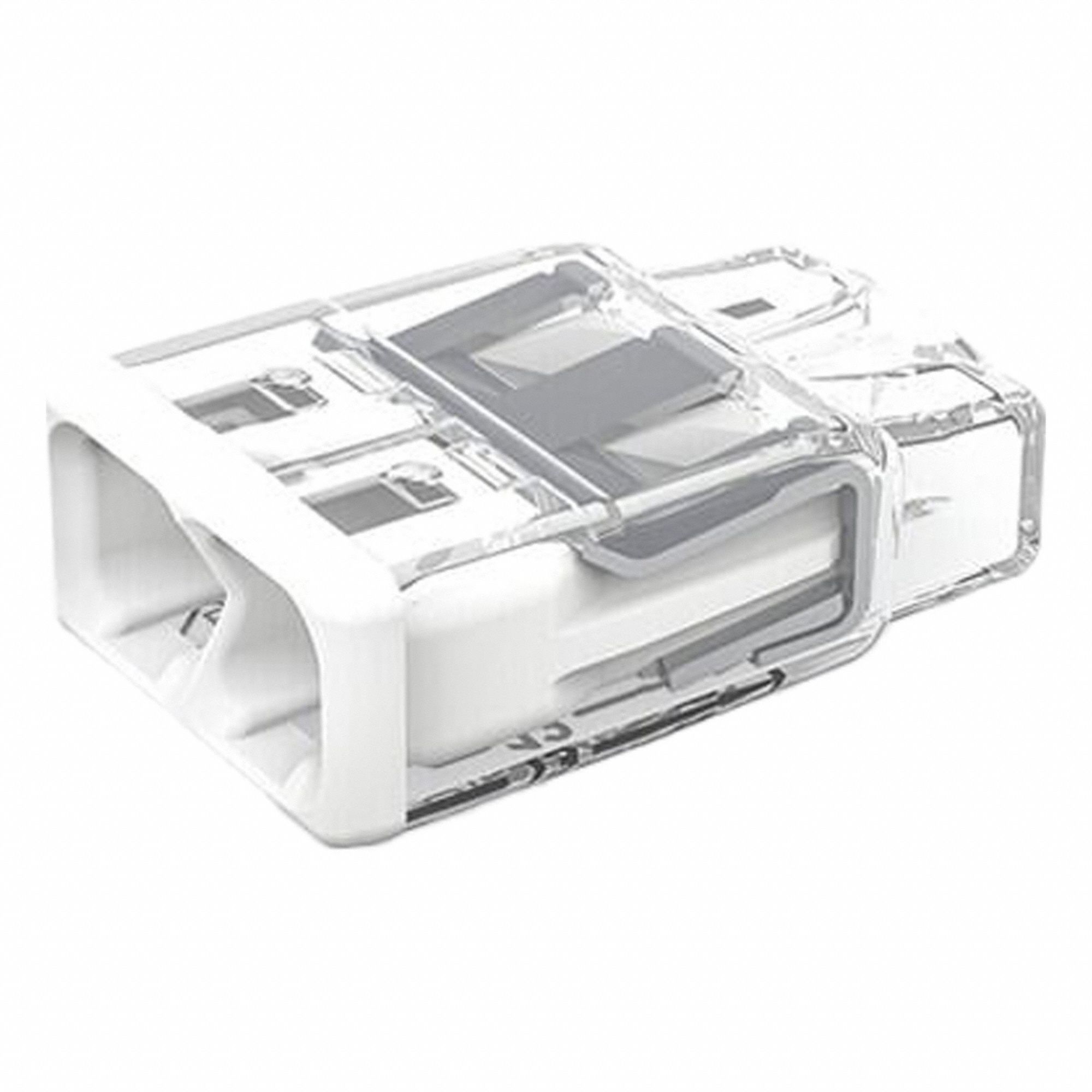 WAGO, Transparent, 2 Ports, Splicing Connector - 820KA3|2773-402/996 ...