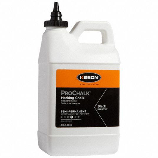 KESON, Black, Semi-Permanent, Marking Chalk - 6XGL7|103BLACK - Grainger