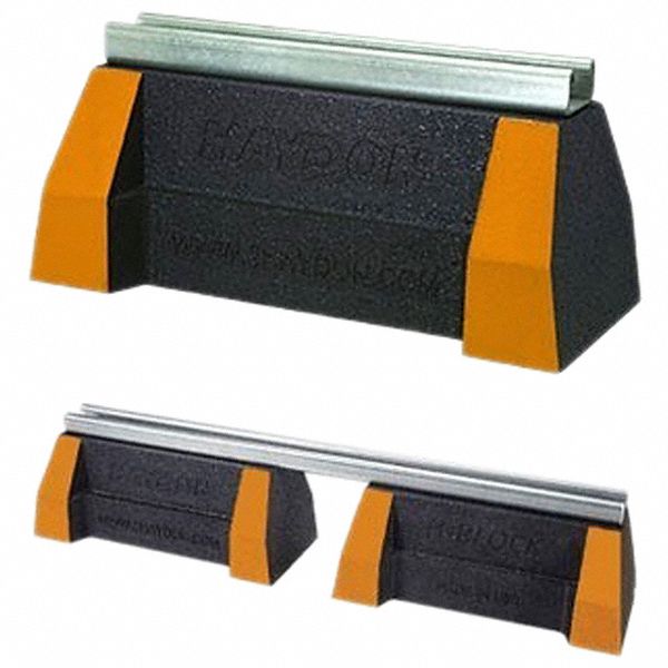 ANVIL, Rubber Base, Galvanized Steel, H Block Support - 802PH6 ...