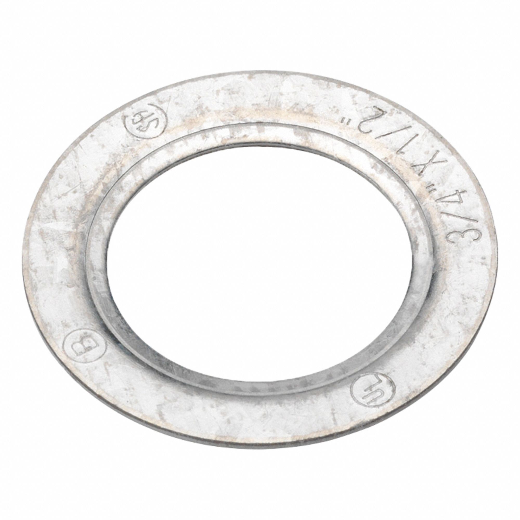 BRIDGEPORT, 3/4 in to 1/2 in For Conduit Size, Steel, Reducing Washer ...