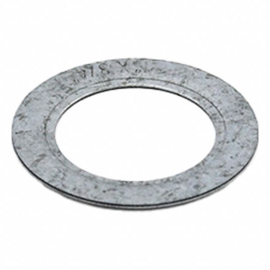 BRIDGEPORT, 1 in to 3/4 in For Conduit Size, Steel, Reducing Washer ...