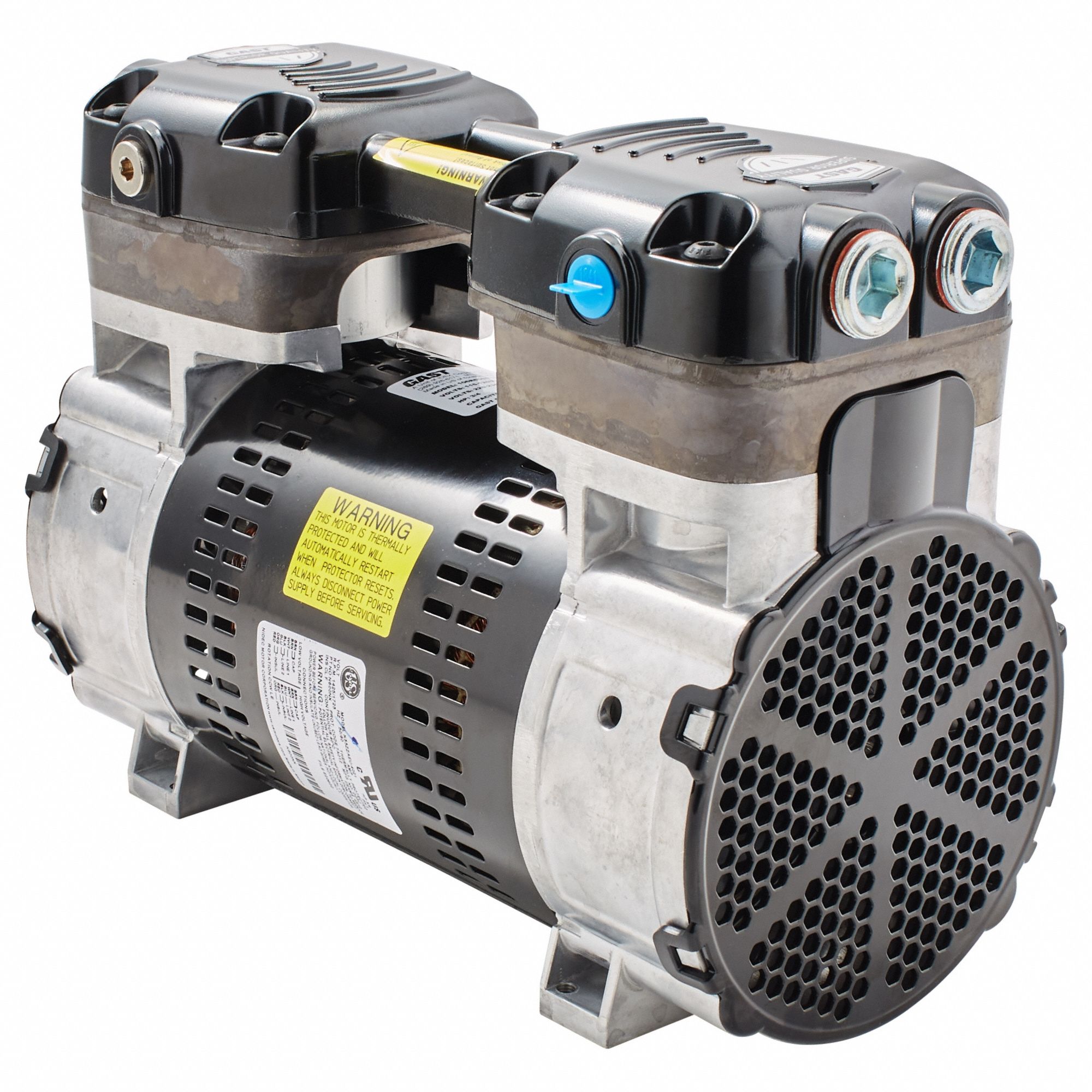GAST, Oil Free, 3/4 hp, Electric Air Compressor - 813MY6|106R650-101 ...