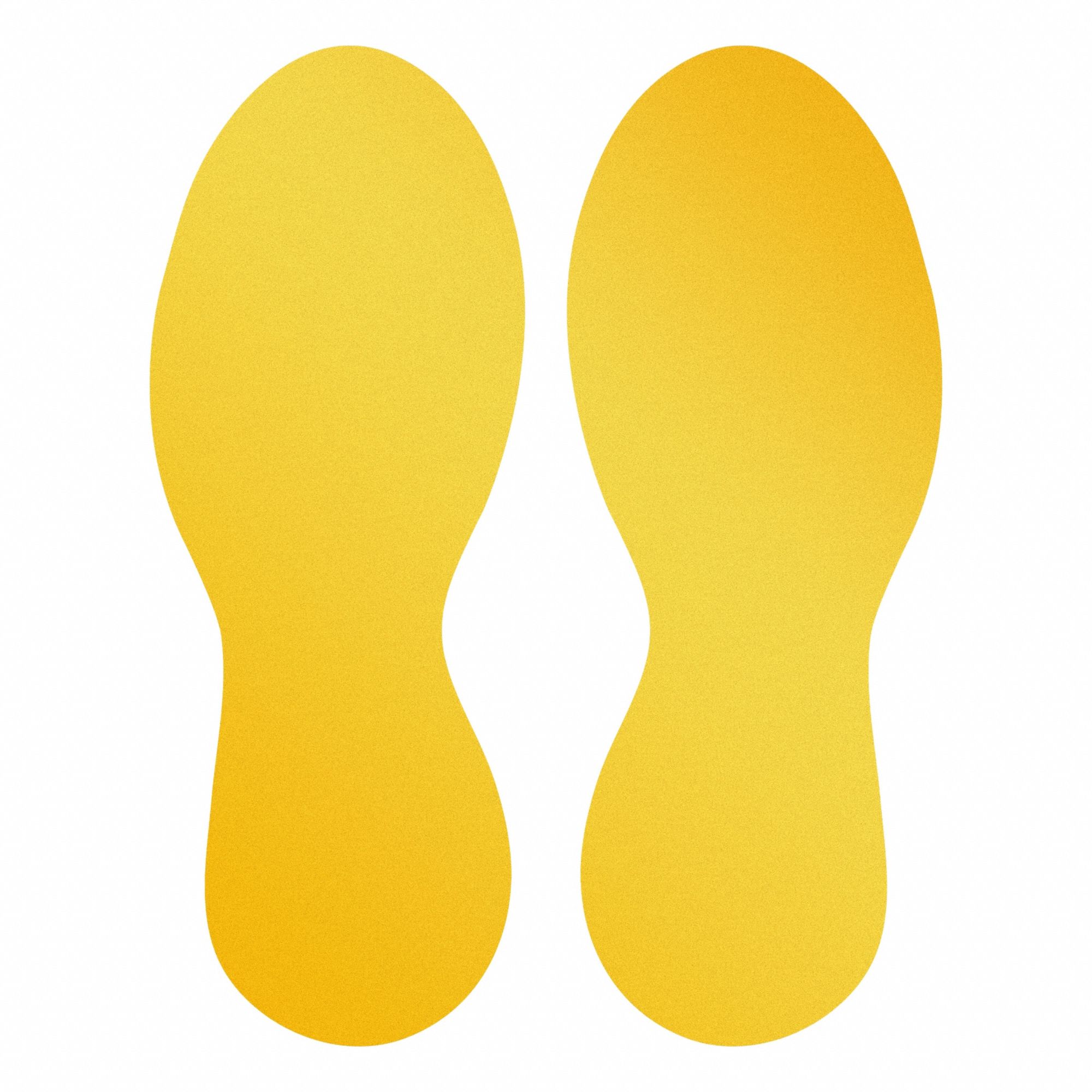 Footprint, Solid, Floor Marking Foot Shape - 839R59|172704 - Grainger