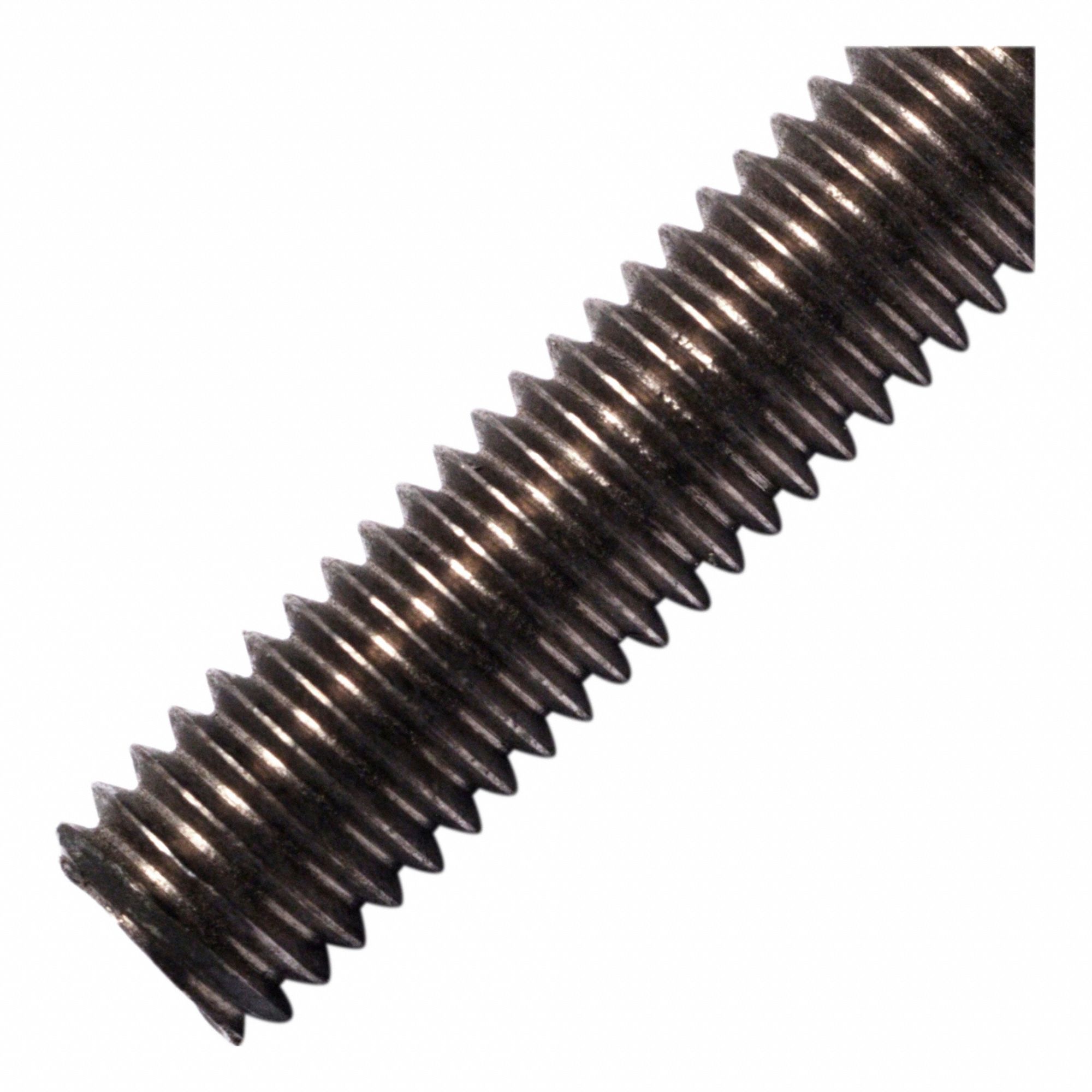 M6x1 Thread Size, Titanium, Fully Threaded Rod - 826K02|0107439 - Grainger