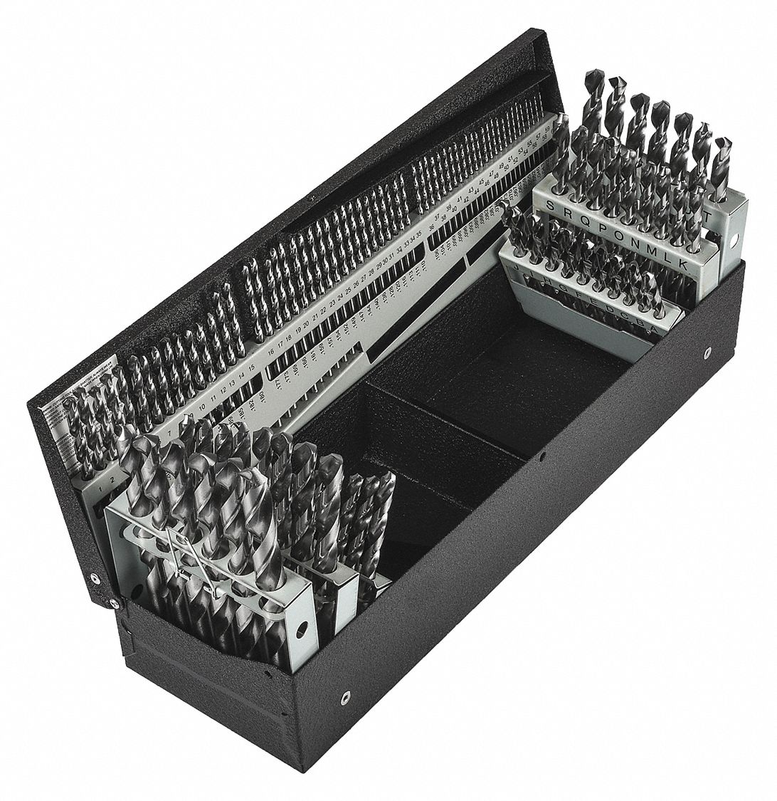 HSS Jobber Drill Set,Bright, Drill Bit Size #24 - Grainger