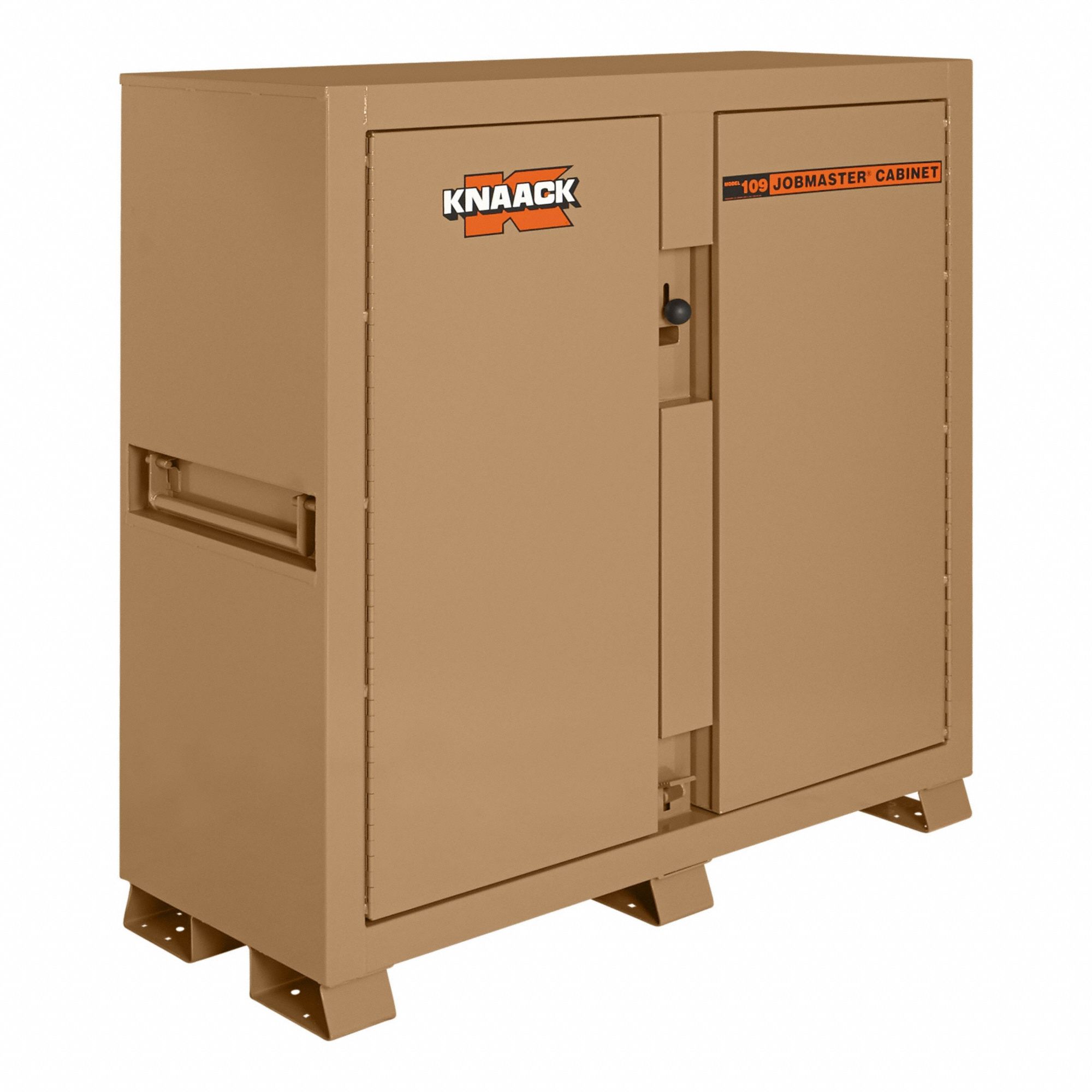 KNAACK, 60 in W x 24 in D x 60 in H, 47.5 cu ft, Jobsite Cabinet ...
