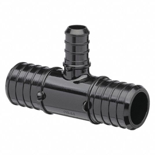 ZURN PEX, Polymer, 1/2 in ID, Barbed Tee - 10A571|QQPT553X - Grainger