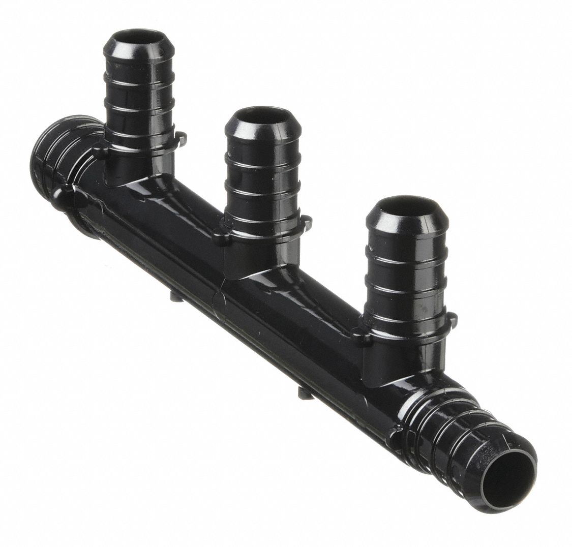 ZURN PEX, Polysulfone, 3/4 in, PEX Manifold - 10A631|QPM43-4 - Grainger