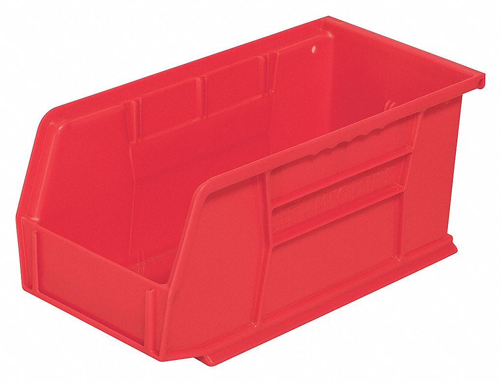 AKRO-MILS BIN HANGING 10-7/8X5-1/2X5 RED - Hang and Stack Bins ...