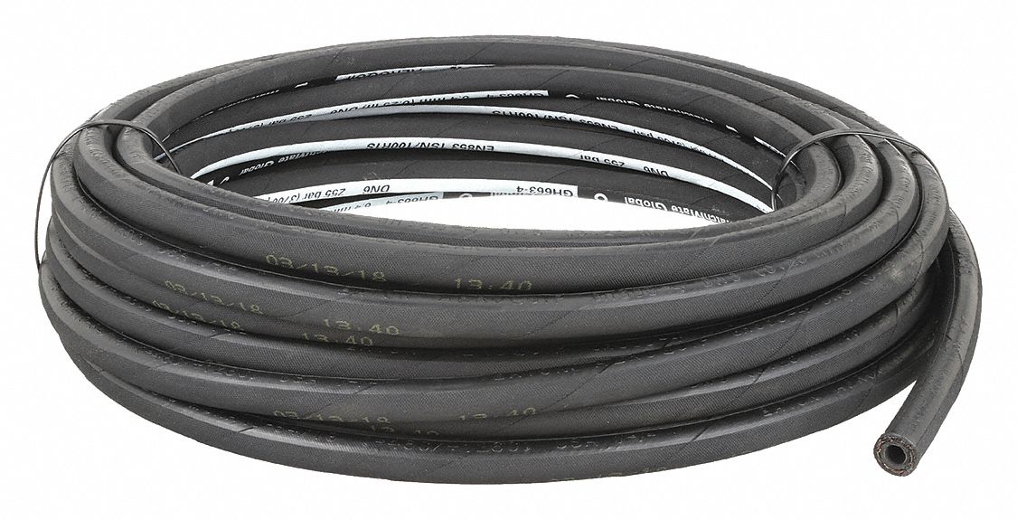 3,400 psi, 3/8 in Hose Inside Dia., Hydraulic Hose - 10C273|GH663-6X50 ...