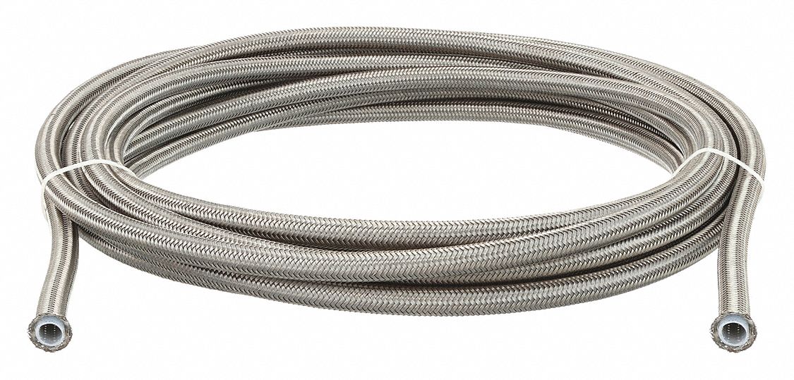 AEROQUIP, 1/2 in Hose Inside Dia., 25 ft Hose Lg, Teflon Hose and ...