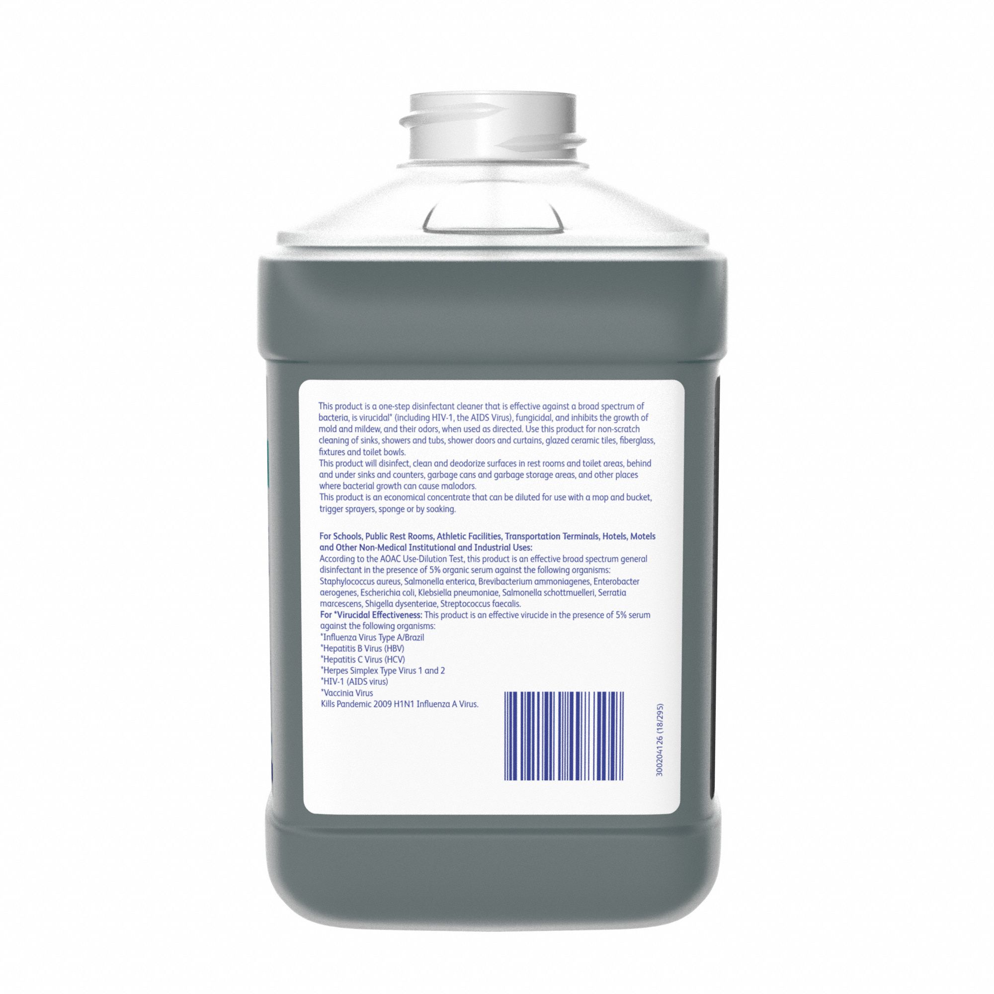 DIVERSEY Disinfectant Bathroom Cleaner: Crew, 22, Fits J-Fill Dispenser ...