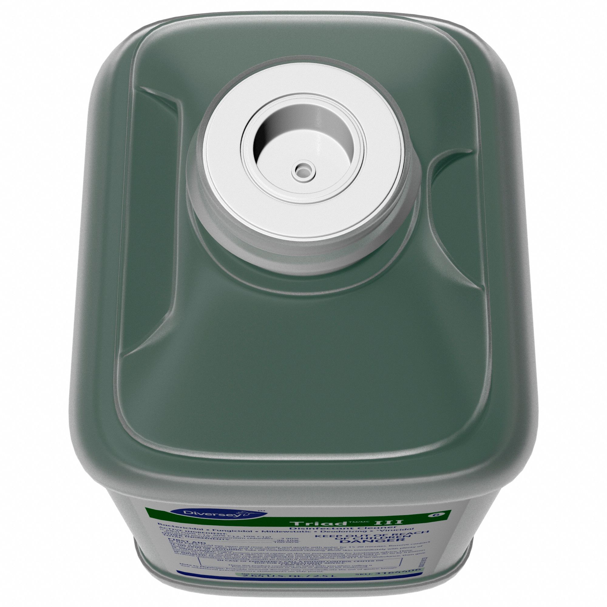 DIVERSEY Cleaner and Disinfectant Concentrate: Triad, 6, Fits J-Fill ...