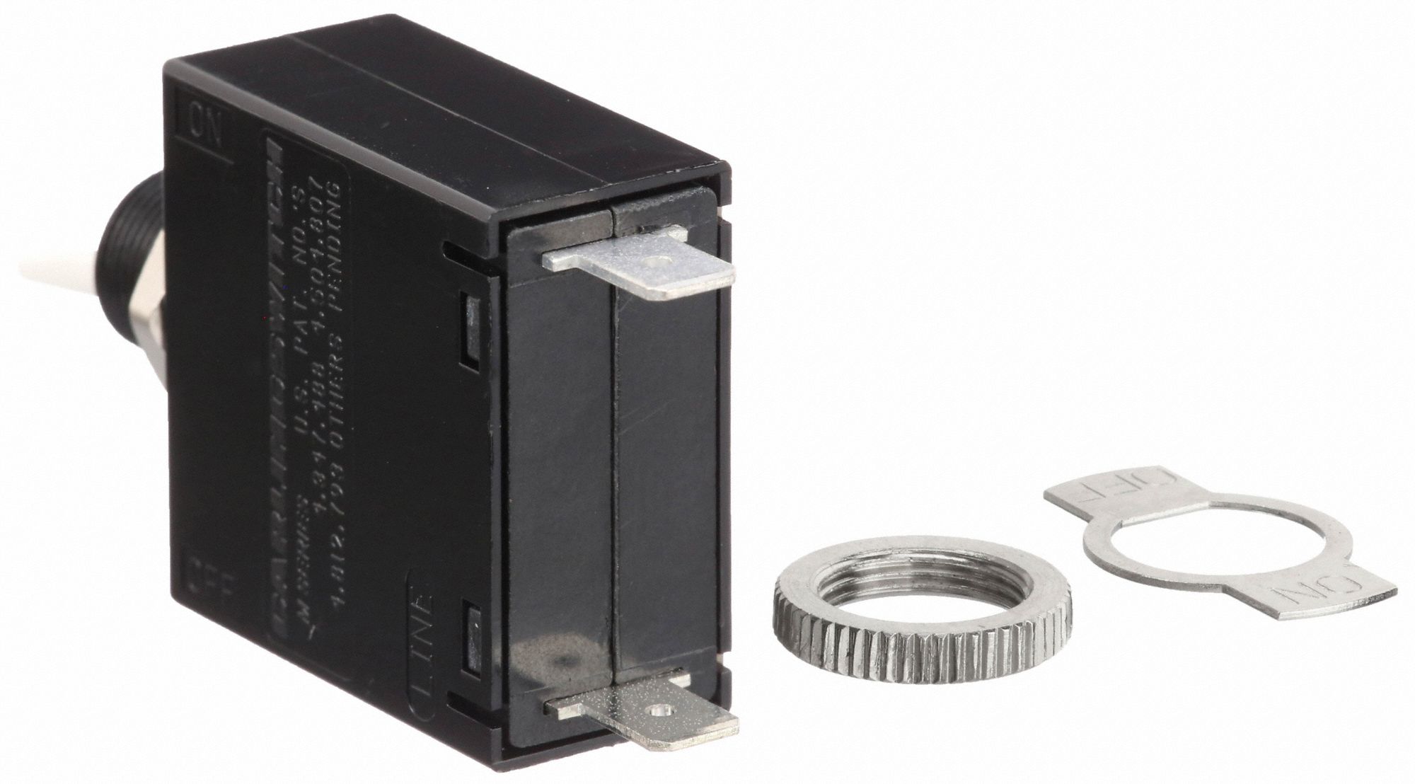 CARLING TECHNOLOGIES Panel Mount Circuit Breaker: 5 A Amps, 250V AC ...