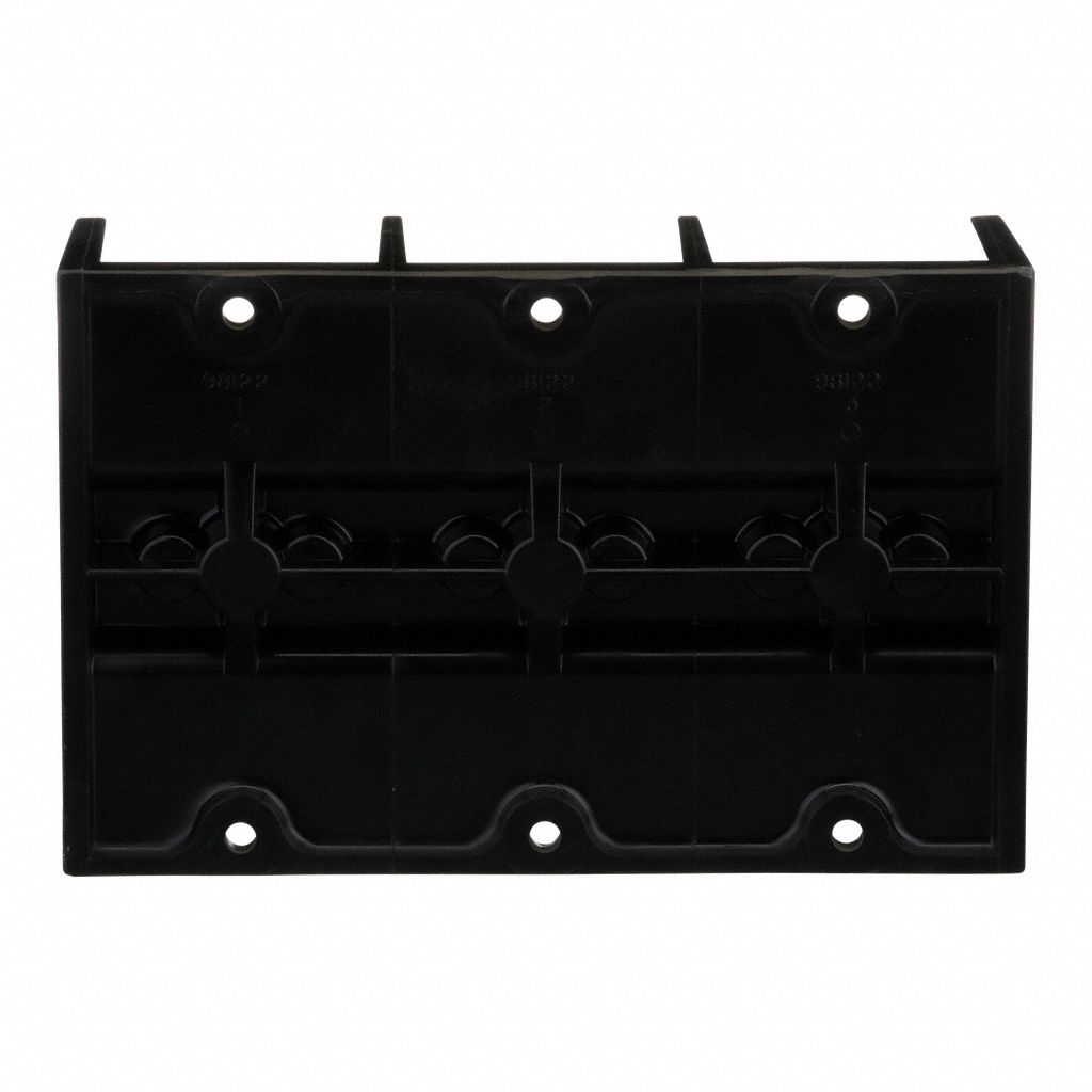 SQUARE D Power Distribution Block: 3 Poles, Surface Mount - 10C737 ...