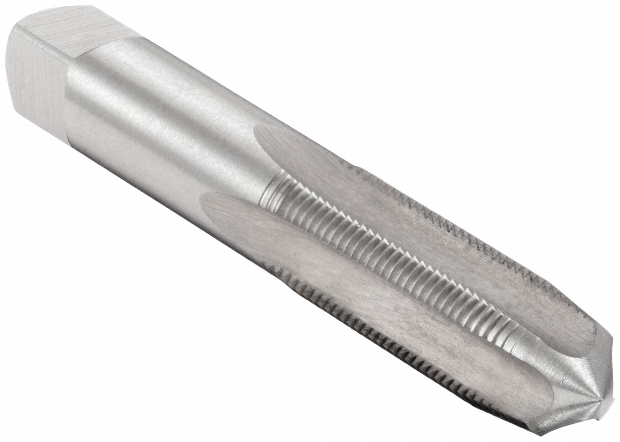 M8x1 Thread Size, 34.00 mm Thread Lg, Straight Flute Tap - 10D389|20357 ...