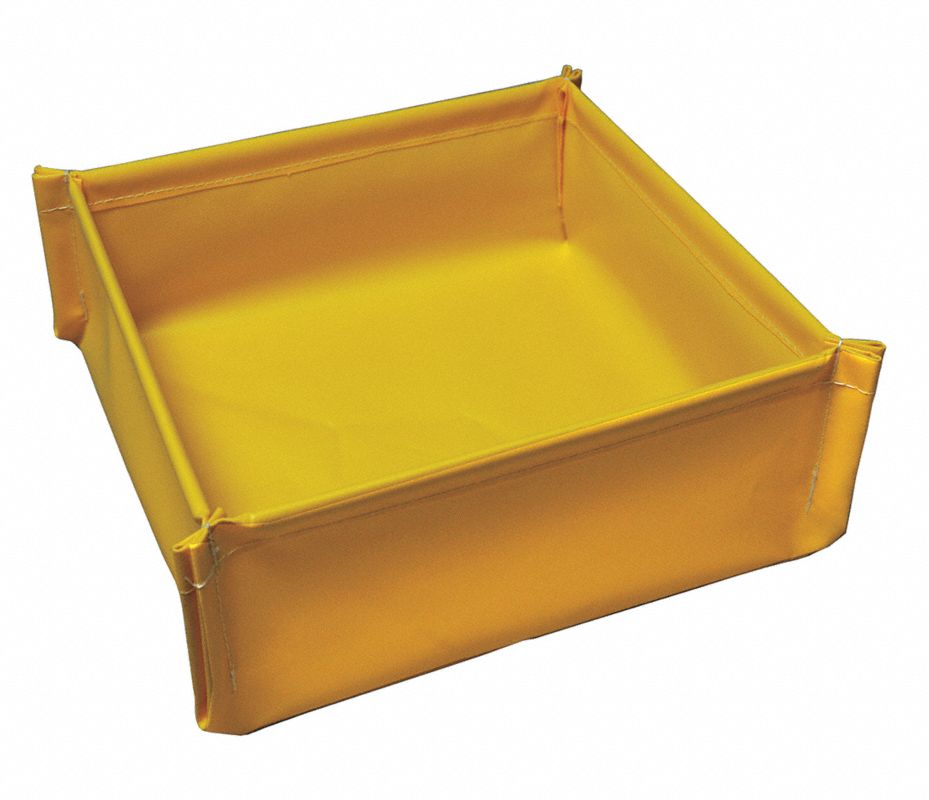 ULTRATECH Charola para Derrames 17 gal. Amarillo 42" x 42" x 4-3/4 ...