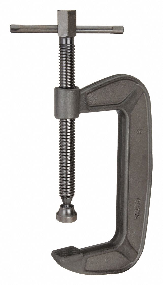 WESTWARD, Extra Heavy Duty, Flat, C-Clamp - 10D476|10D476 - Grainger