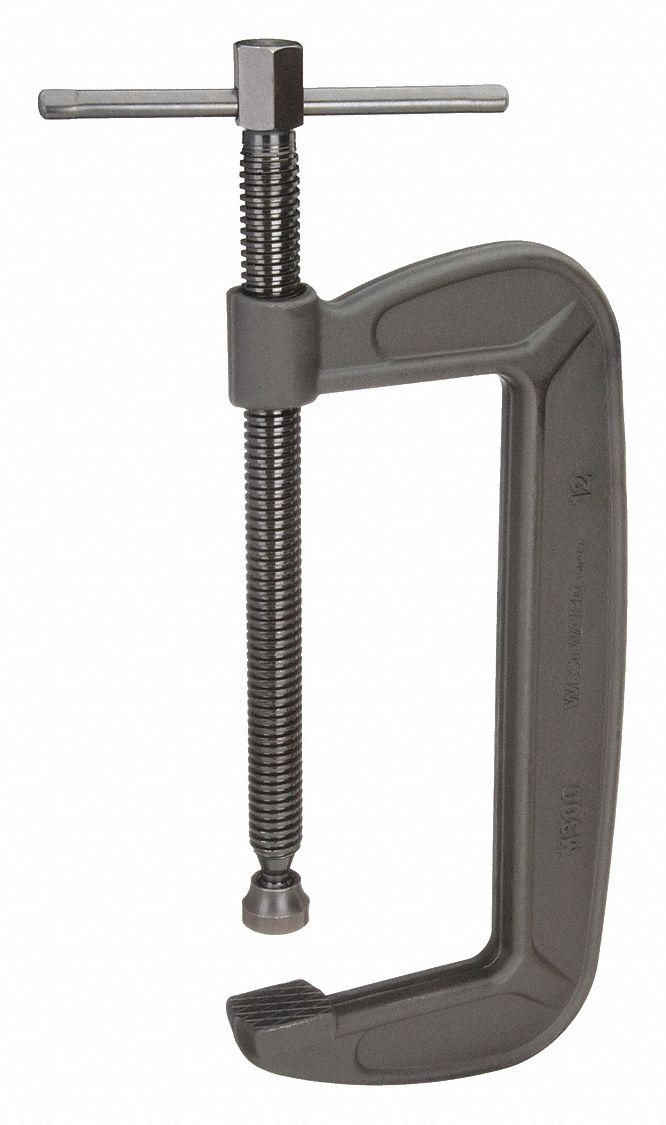 WESTWARD, Extra Heavy Duty, Flat, C-Clamp - 10D479|10D479 - Grainger